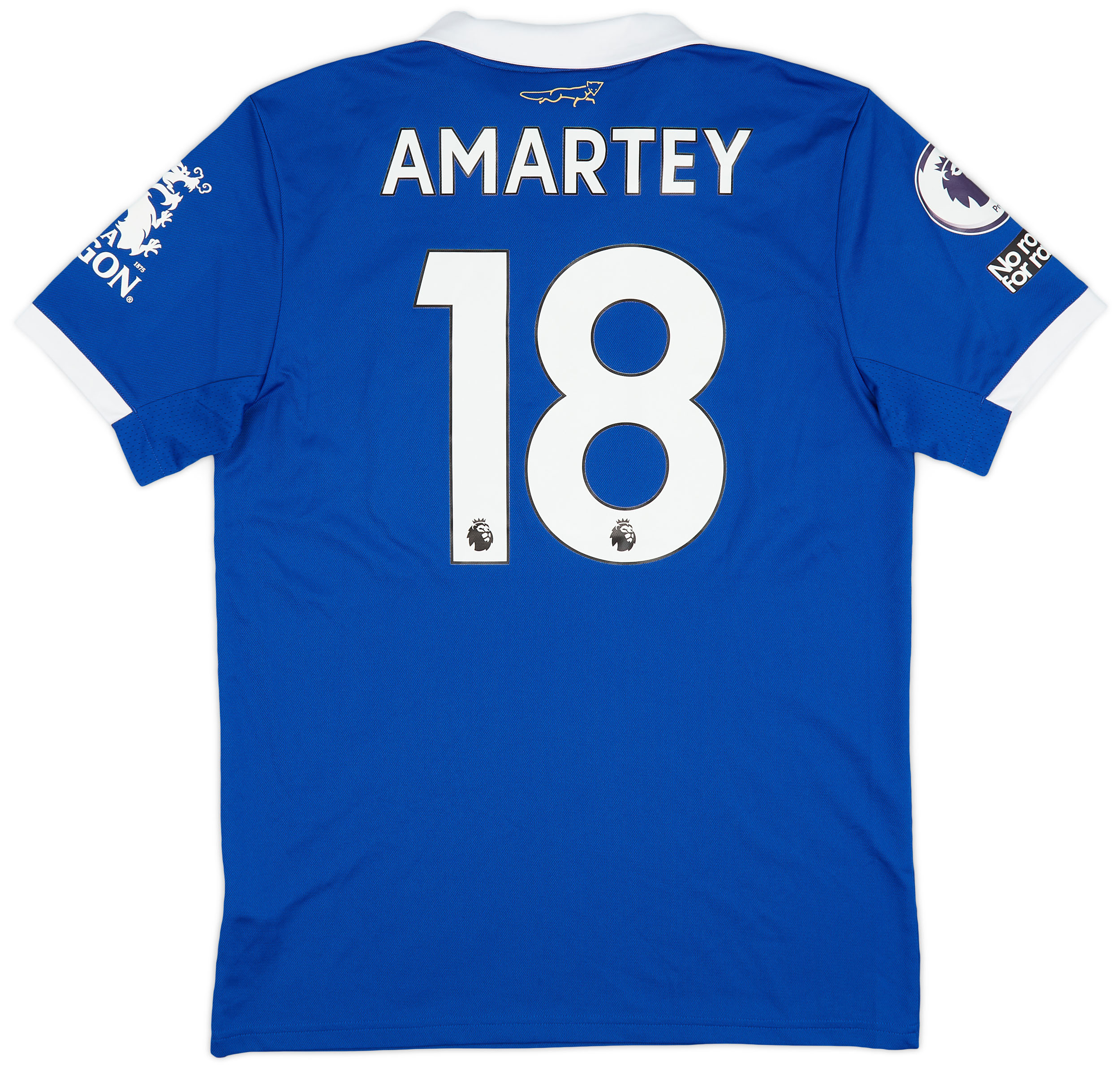 2022-23 Leicester Match Issue Home Shirt Amartey #18 2022-23 Leicester Match Issue Home Shirt Amartey #18