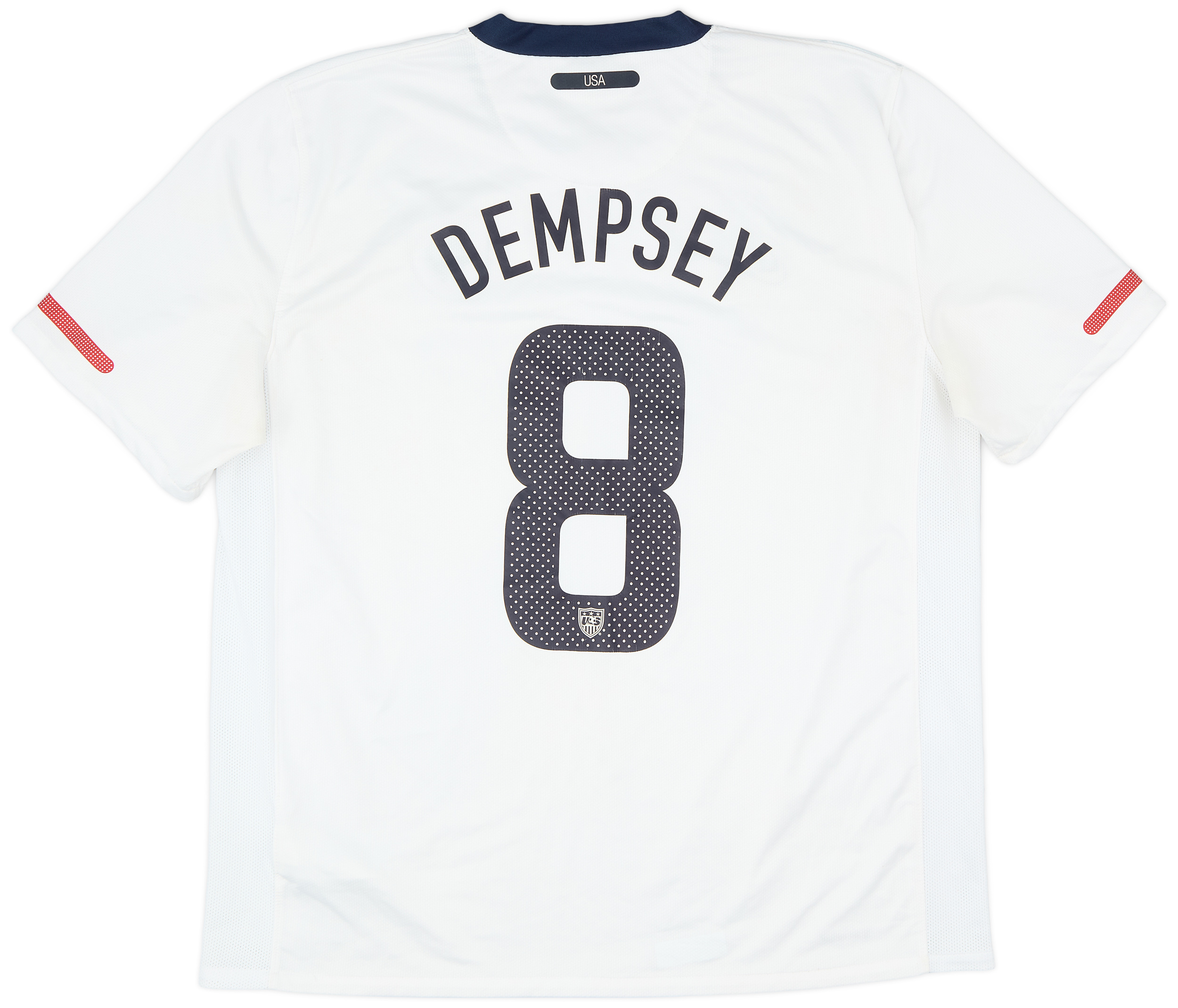2010-11 USA Home Shirt Dempsey #8 - 7/10 - (XL)