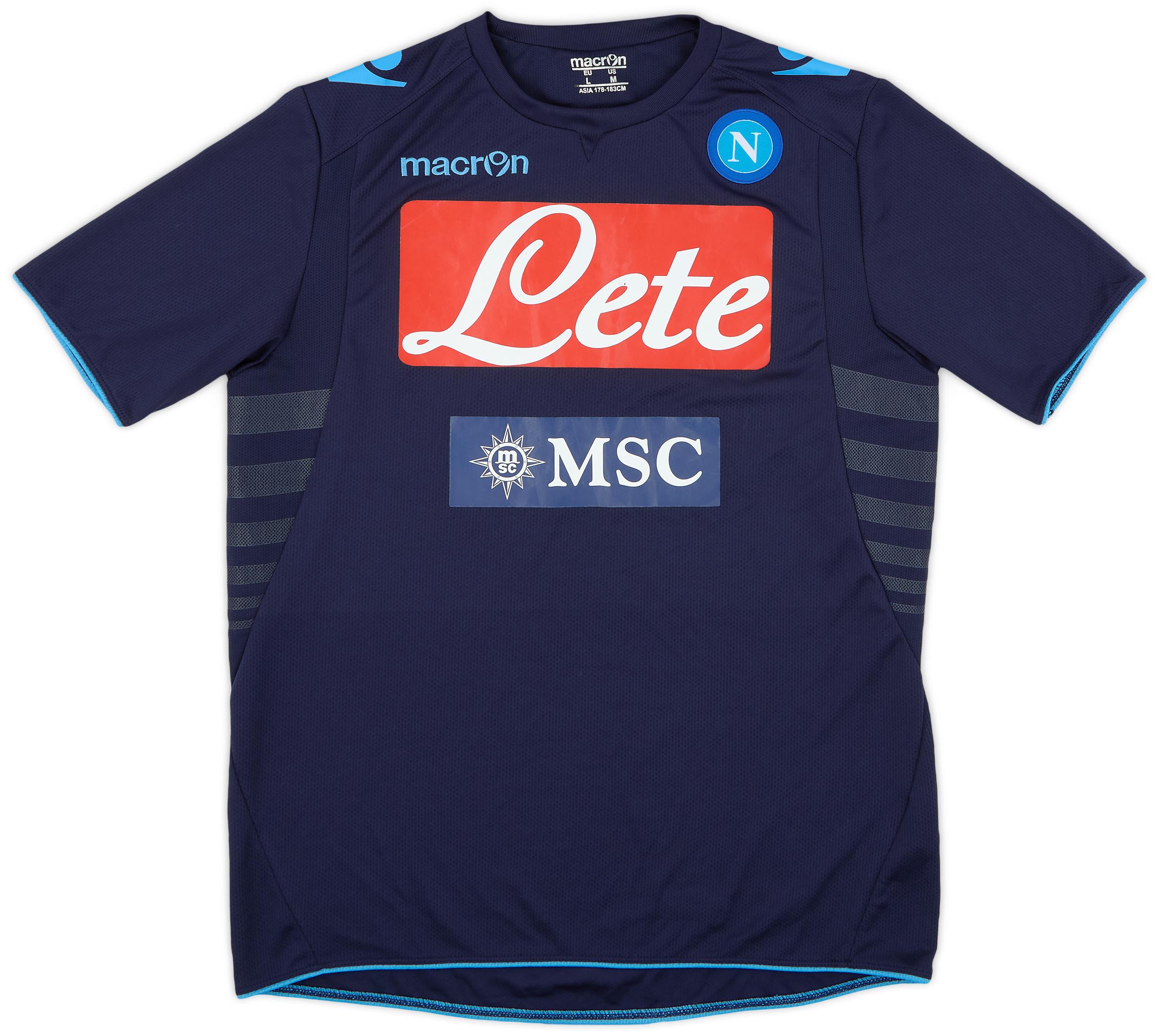 2013-14 Napoli Macron Training Shirt - 8/10 - (L)