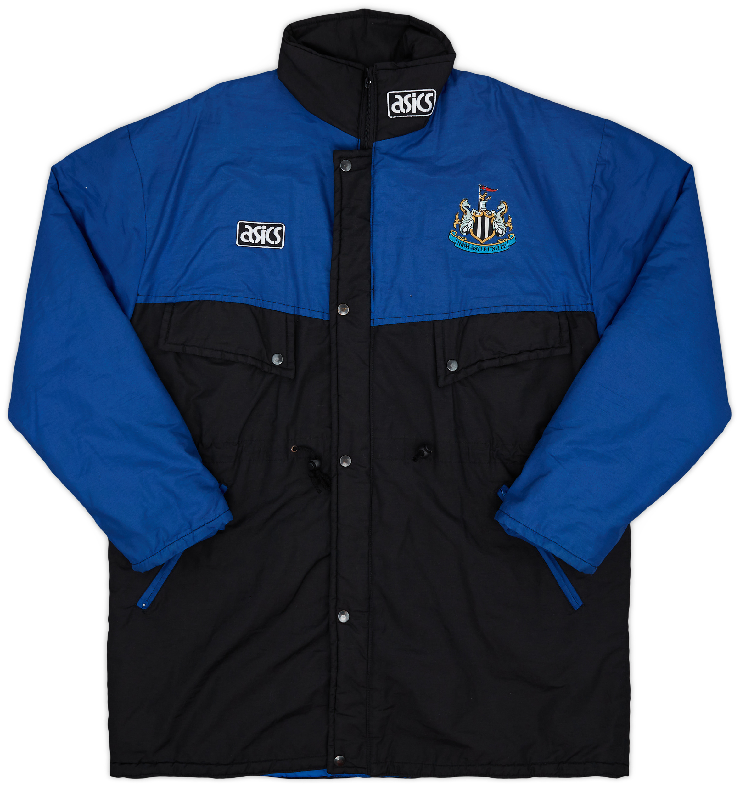 1993-95 Newcastle Asics Padded Bench Coat - 9/10 - (XL)