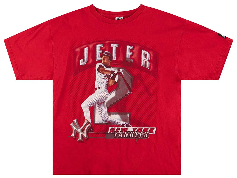 1998 New York Yankees Derek Jeter Starter Graphic Tee L