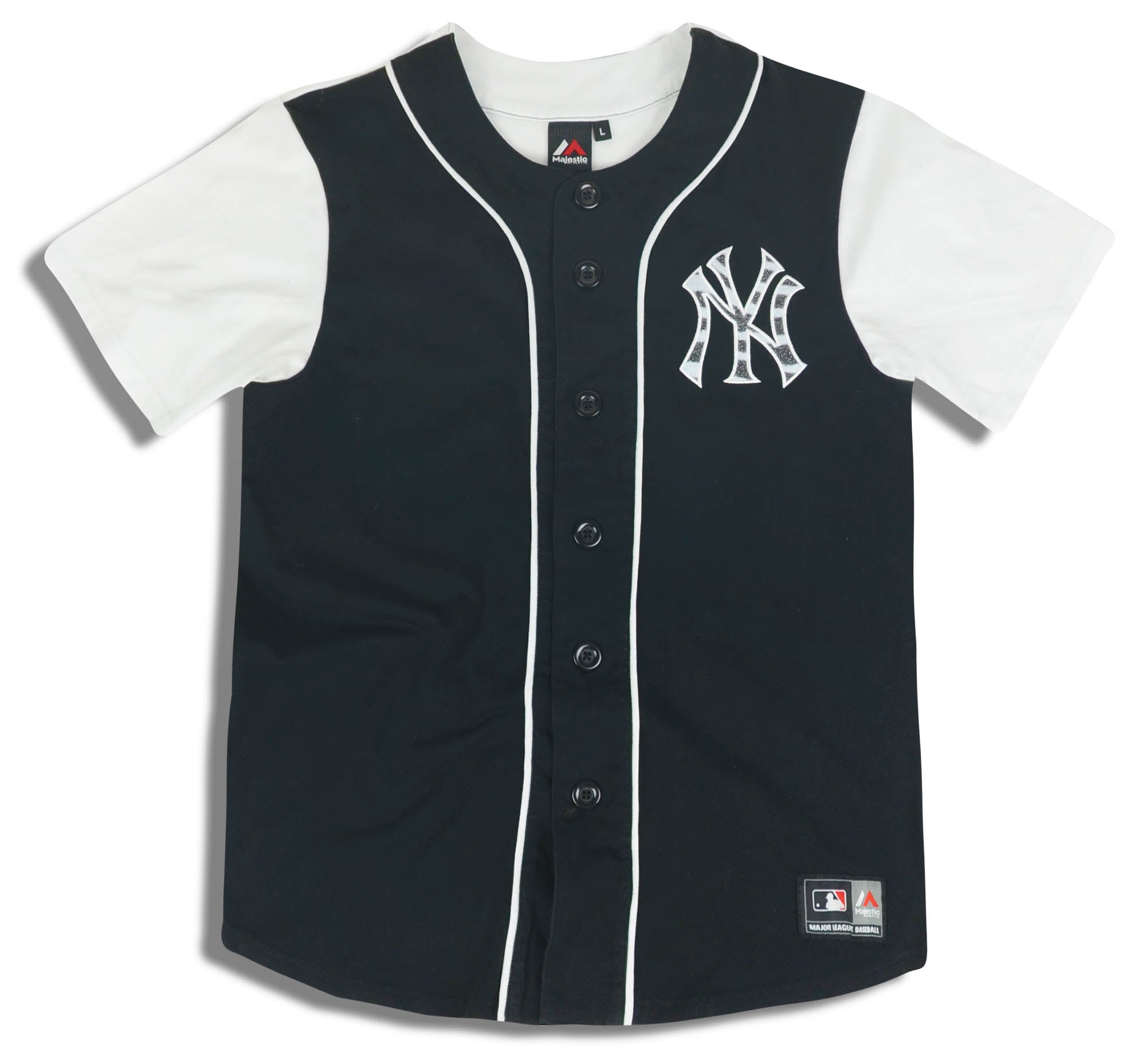 2000s New York Yankees Majestic Jersey (Alternate) L
