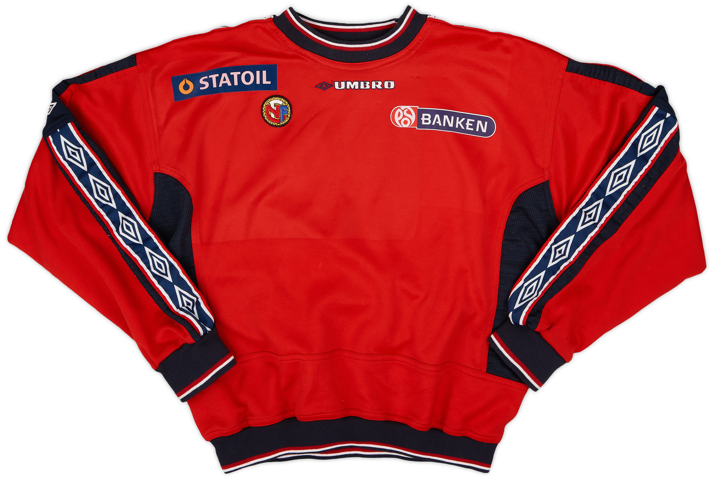 1998-00 Norway Umbro Sweat Top - 9/10 - (M)