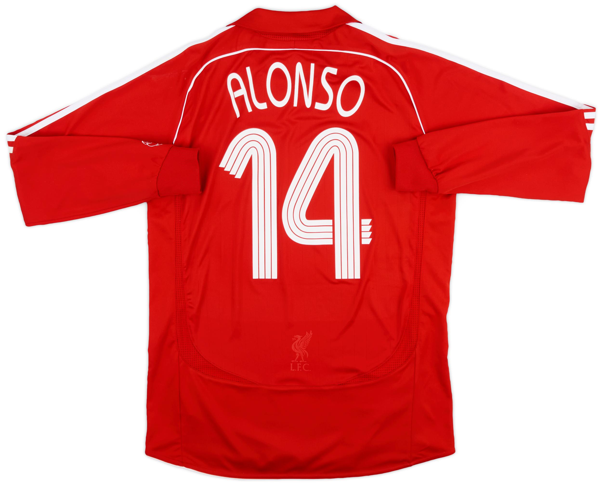 2006-08 Liverpool Home Shirt Alonso #14 - 7/10 - (M)