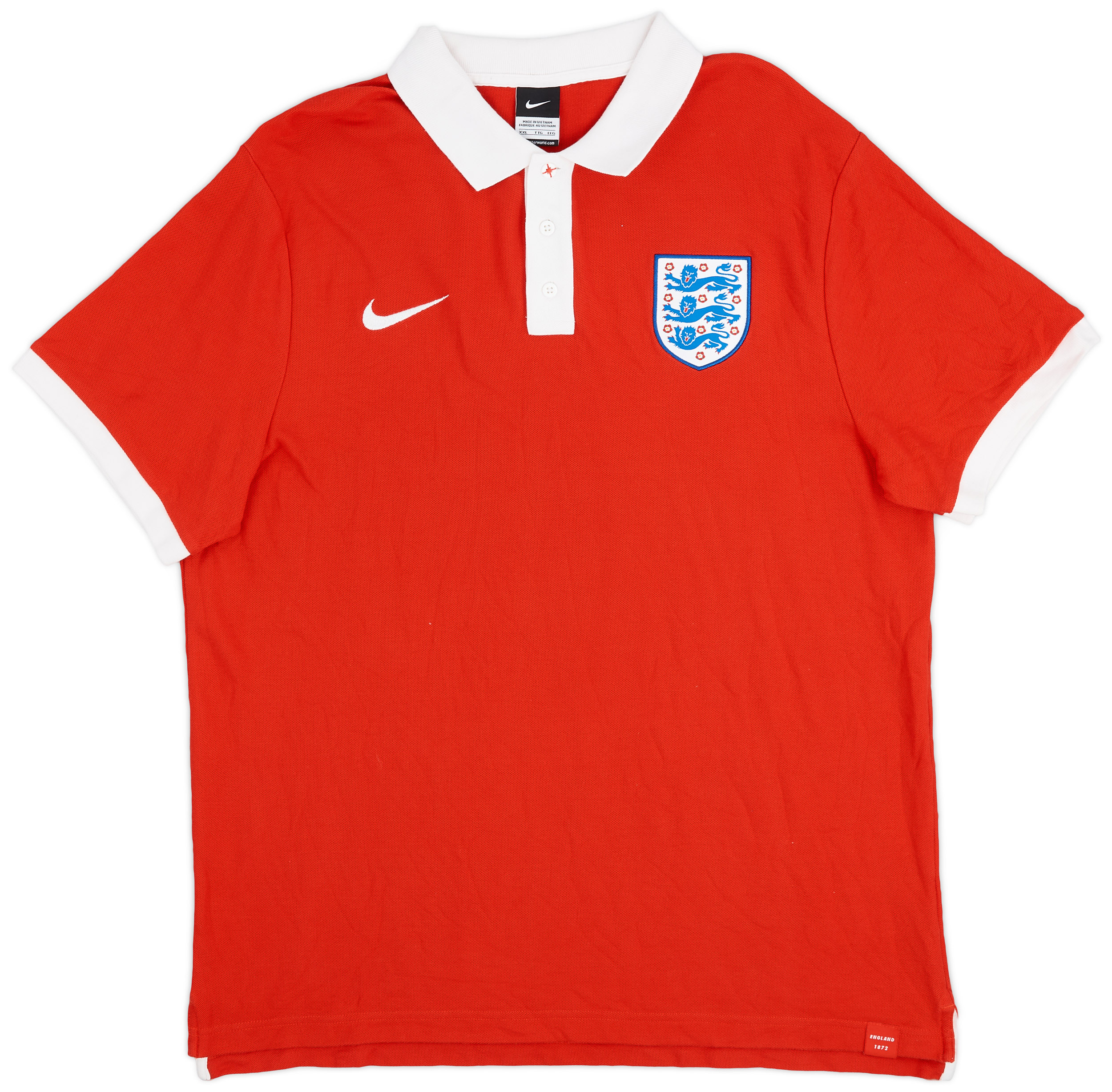 2016-17 England Nike Polo Shirt - 9/10 - (XXL)