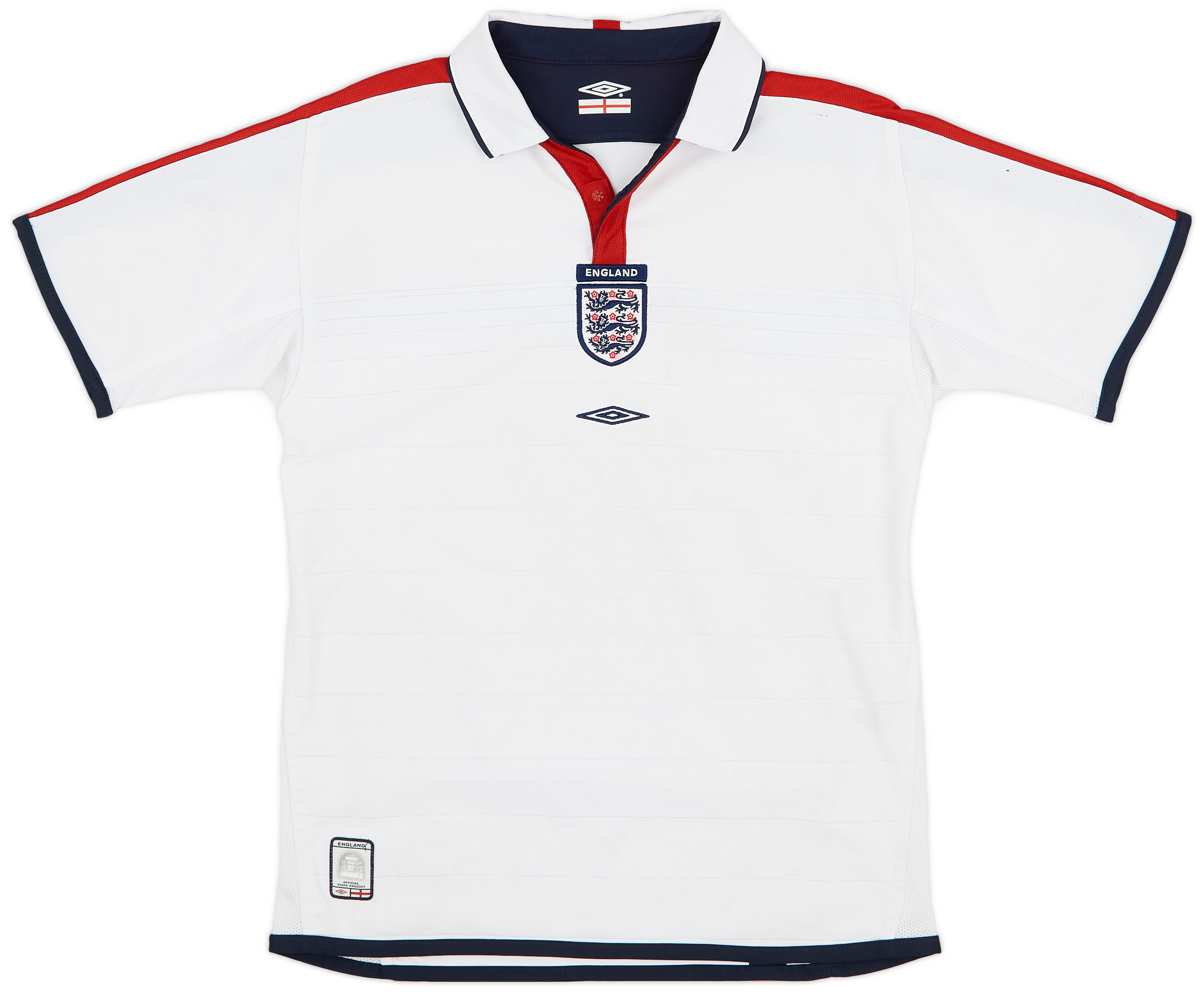 2003-05 England Home Shirt - 5/10 - (L.Boys)