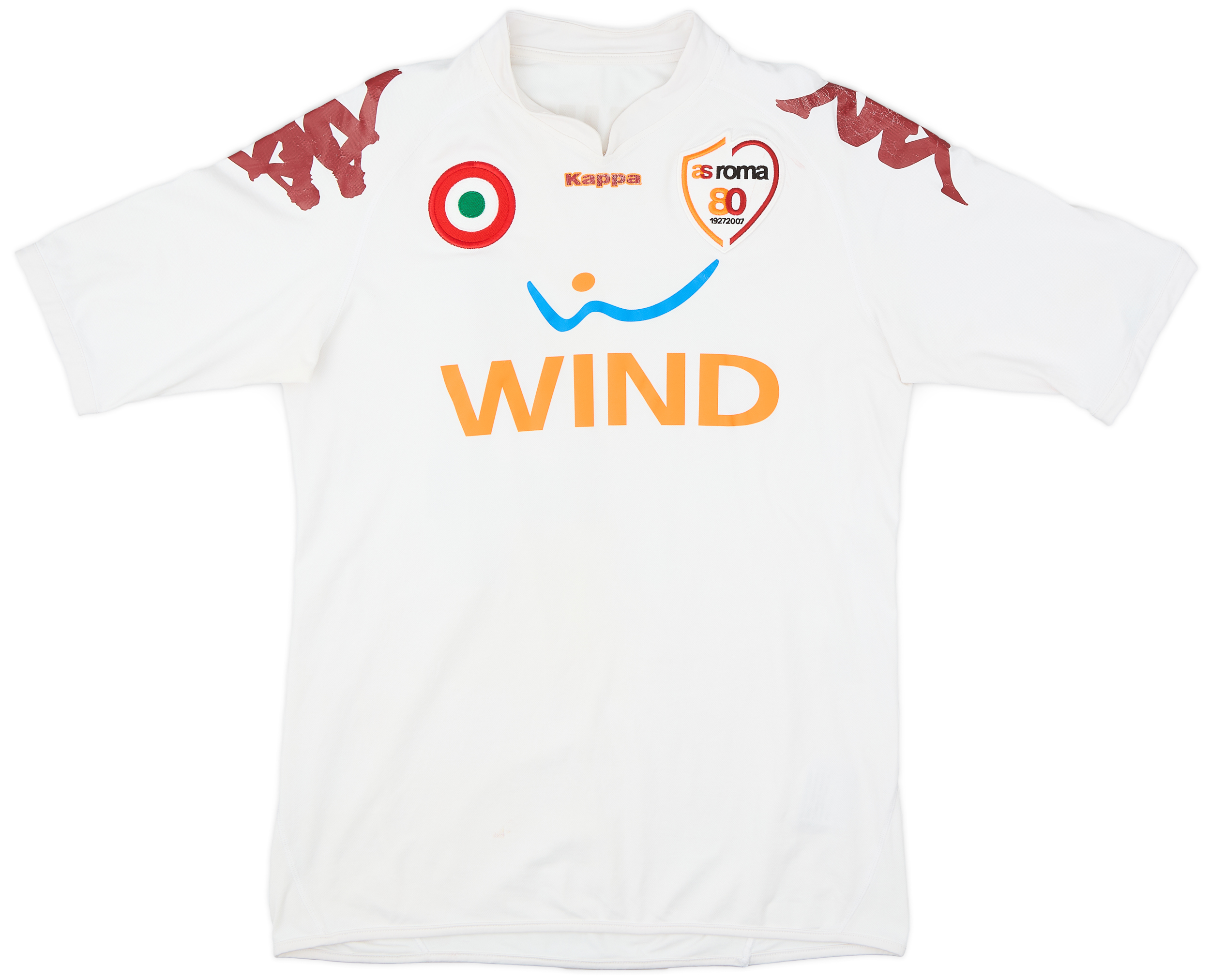 2007-08 Roma Away Shirt Giuly #14 - 3/10 - (M)