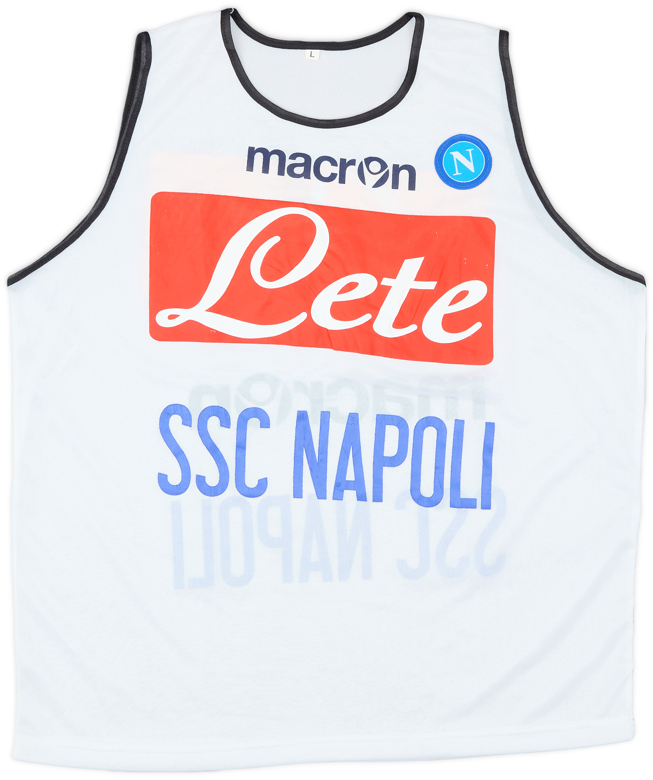 2009-10 Napoli Macron Training Vest - 8/10 - (L)