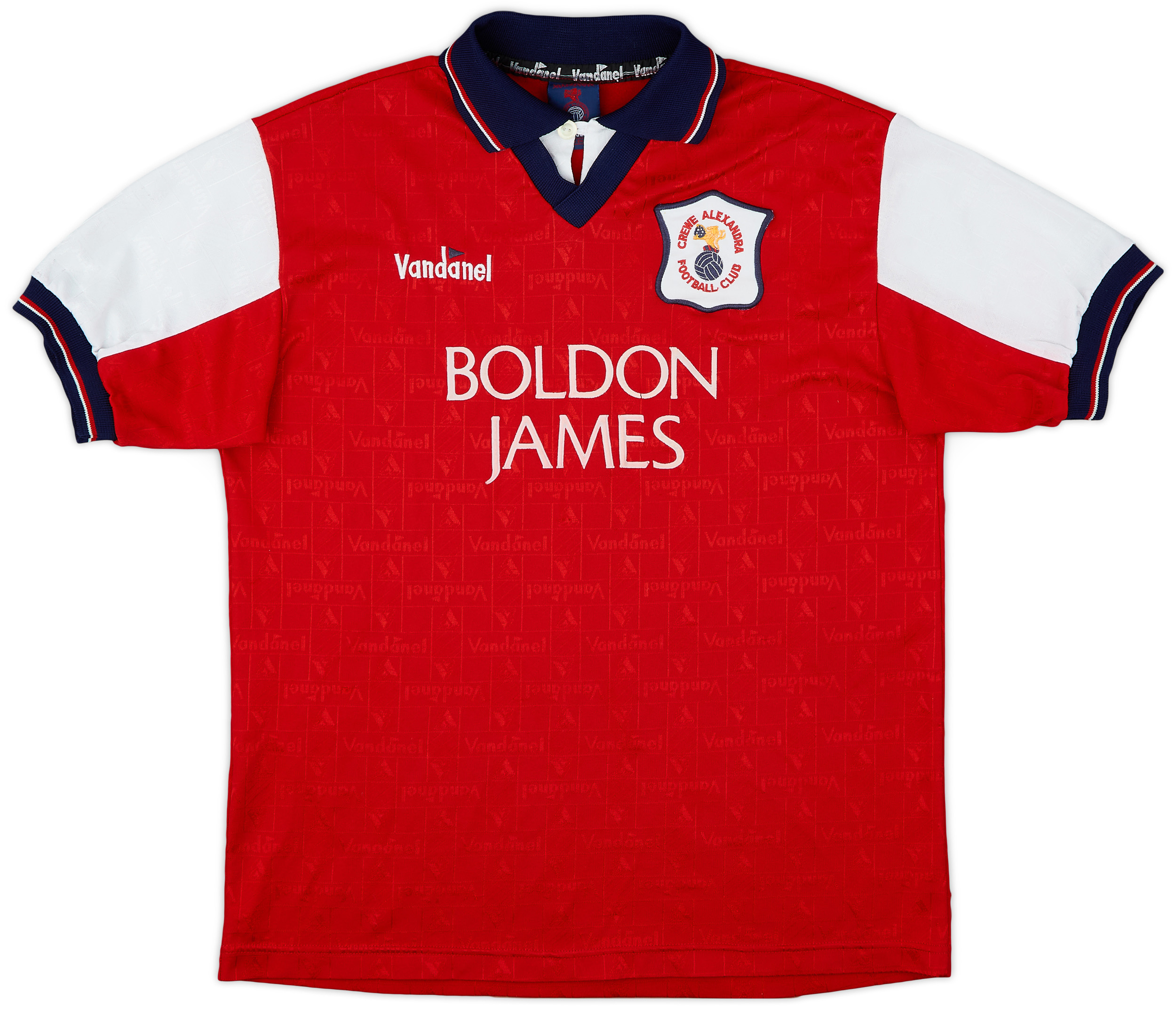 1995-96 Crewe Alexandra Home Shirt - 8/10 - (Y)