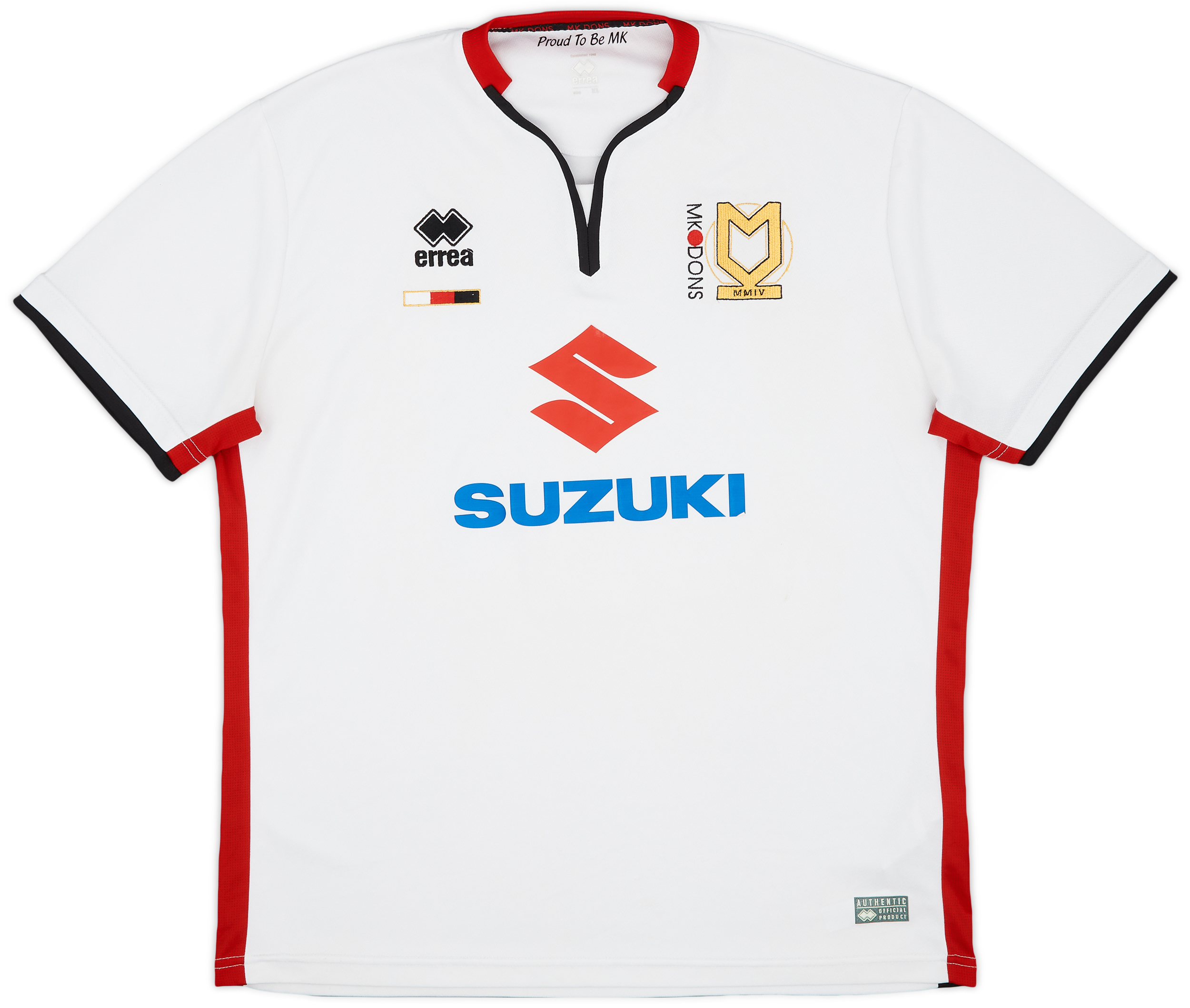 2015-16 MK Dons Home Shirt - 7/10 - (XL)