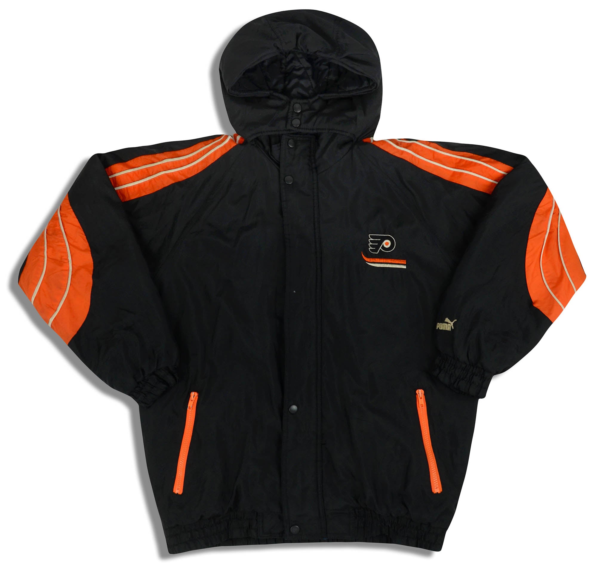1990s Philadelphia Flyers Puma Rain Coat Y