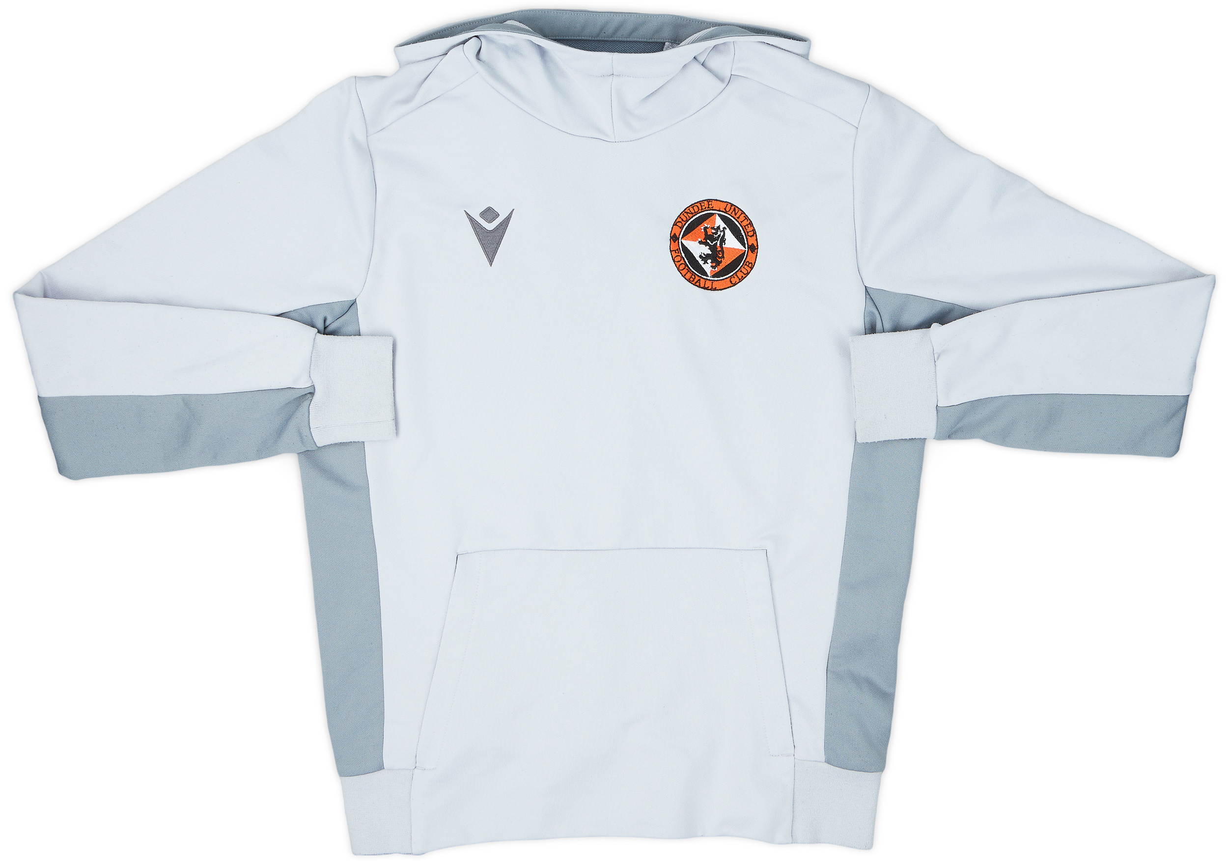 2020-21 Dundee United Macron Hooded Drill Top - 8/10 - (M)