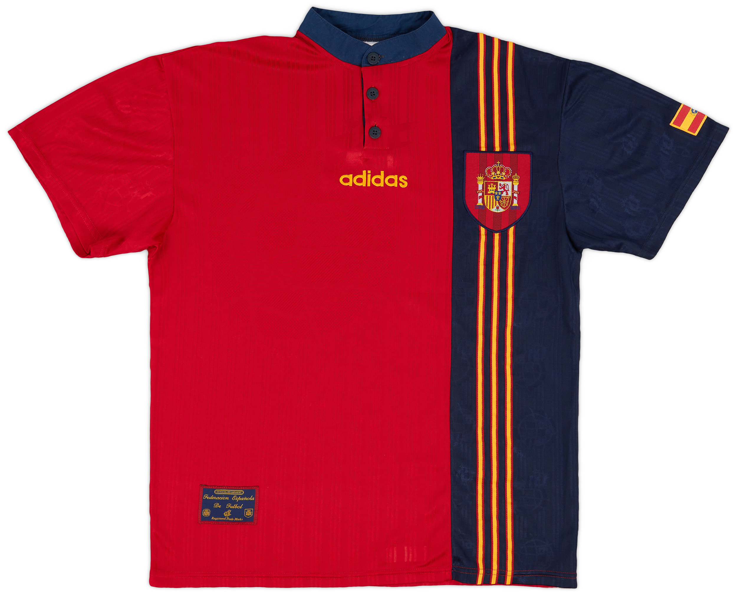 1996-98 Spain Home Shirt - 9/10 - (L)