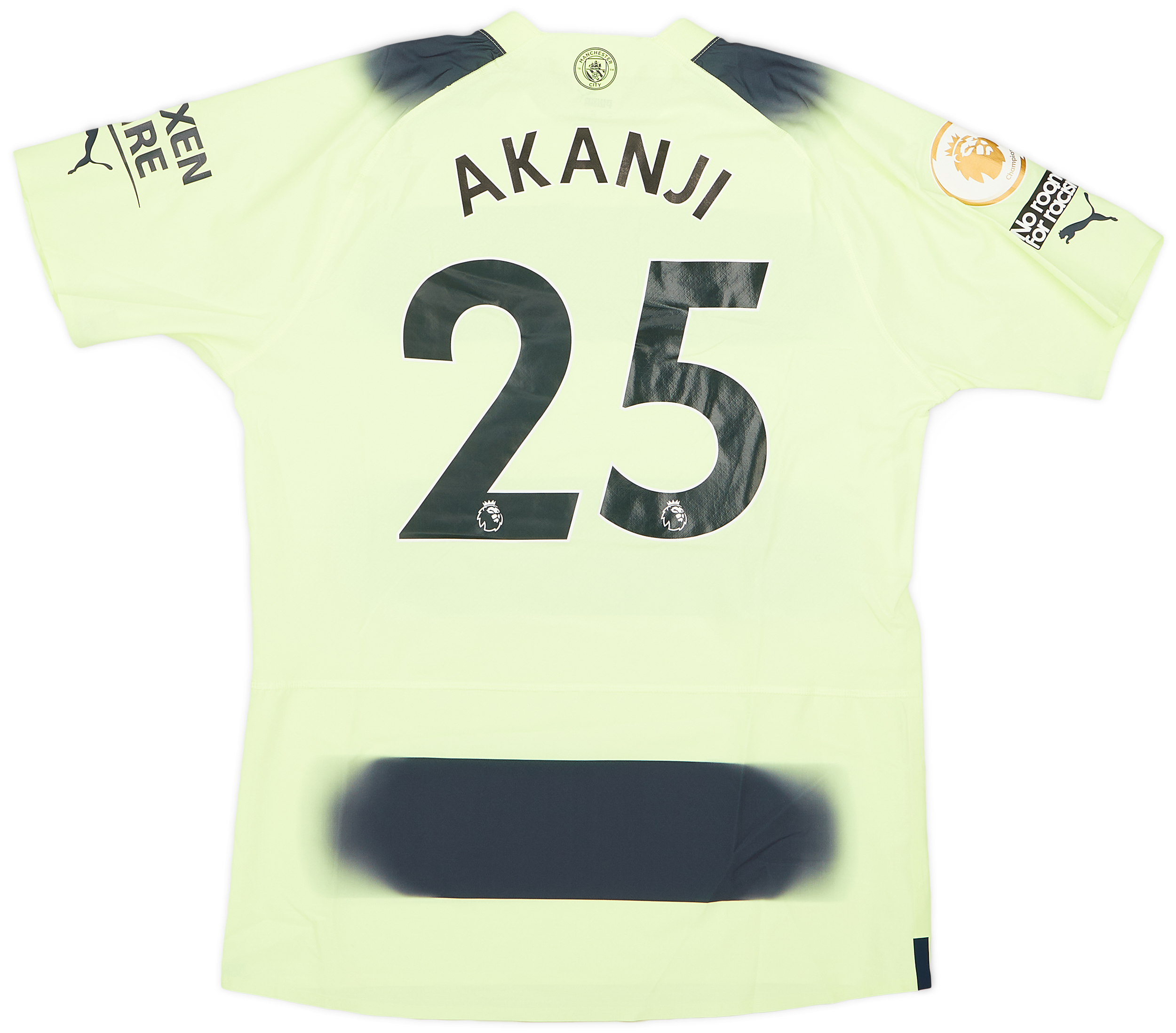 2022-23 Manchester City Match Issue Third Shirt Akanji #25