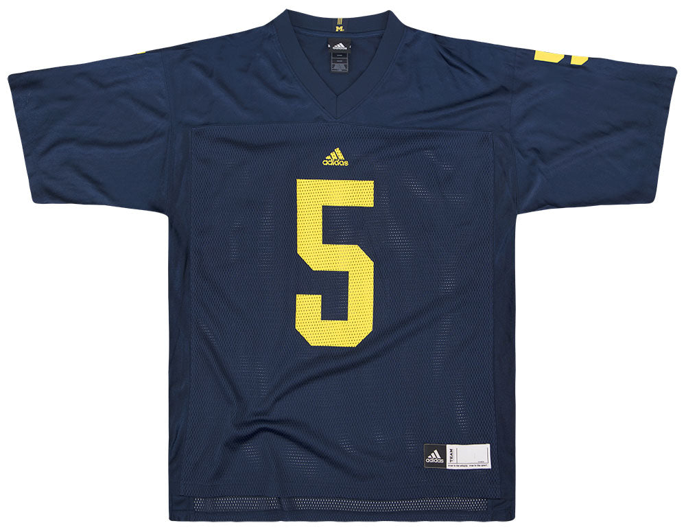 2014-16 Michigan Wolverines Peppers #5 adidas Jersey (Home) L