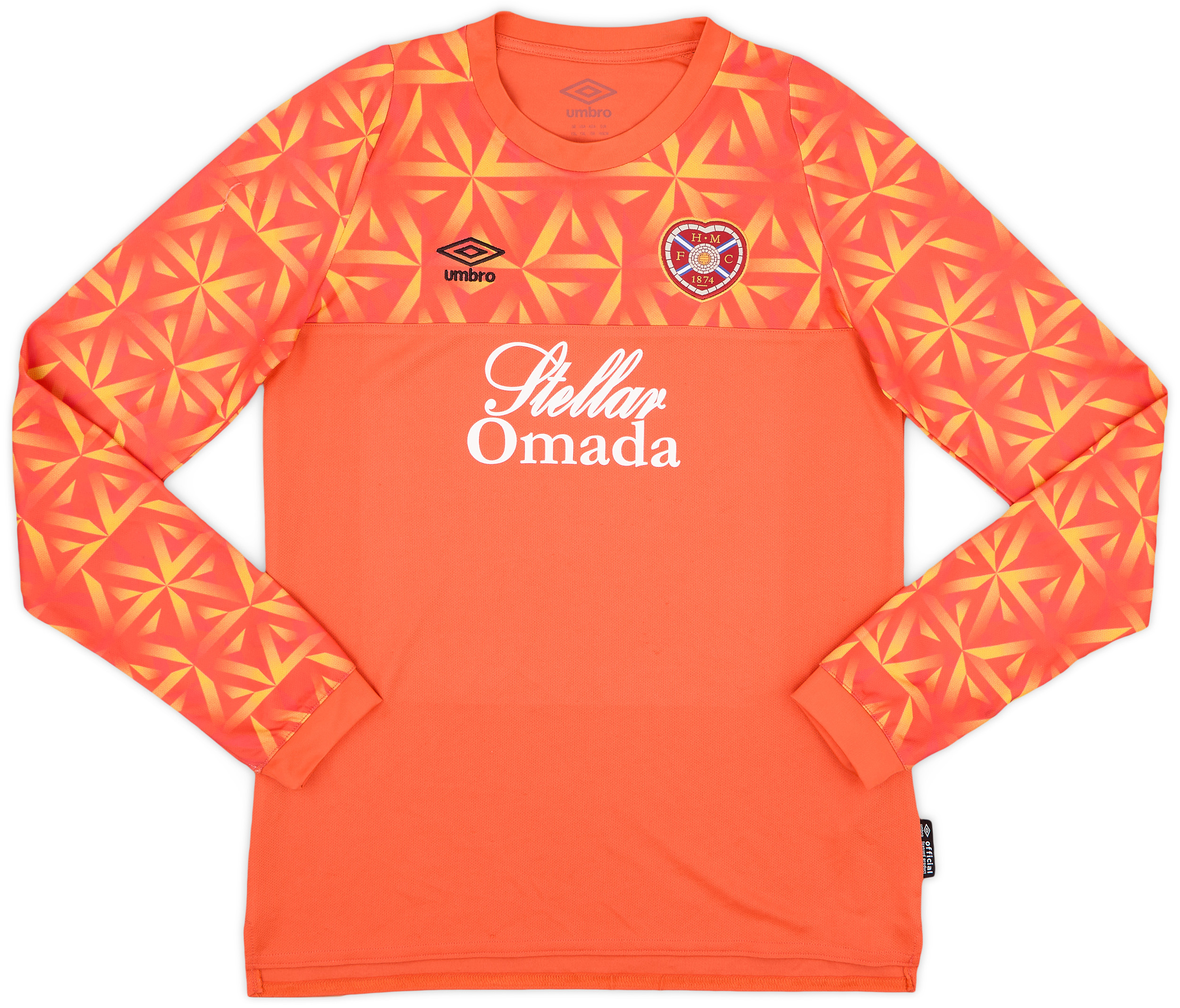 2022-23 Hearts GK Shirt - 7/10 - (XL.Boys)