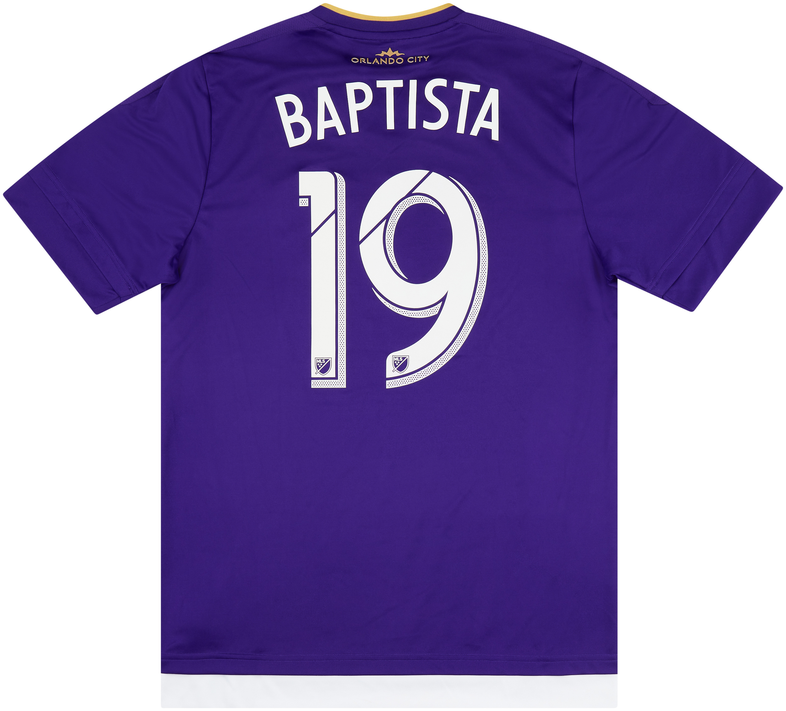 2016 Orlando City Match Issue Home Shirt Baptista #19