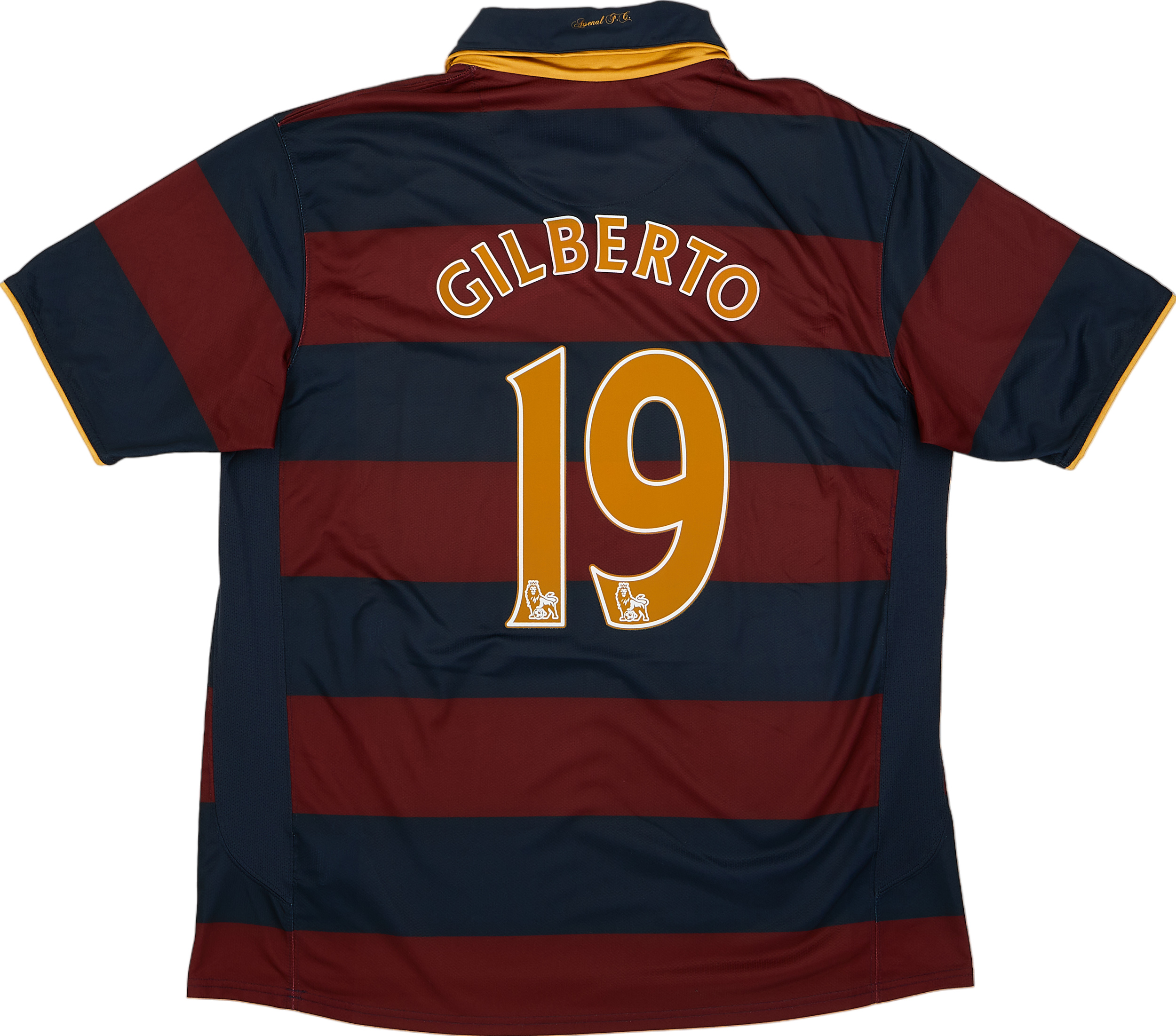 2007-08 Arsenal Third Shirt Gilberto #19 - 7/10 - (XL)