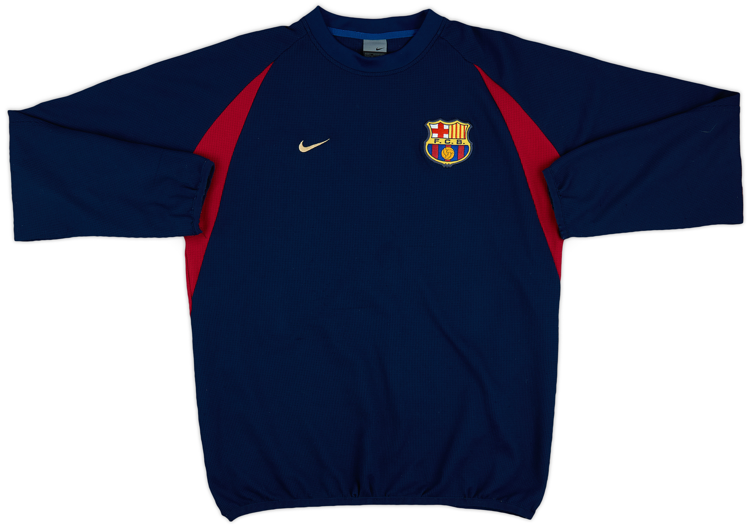 2002-03 Barcelona Nike Sweat Top - 7/10 - (L)