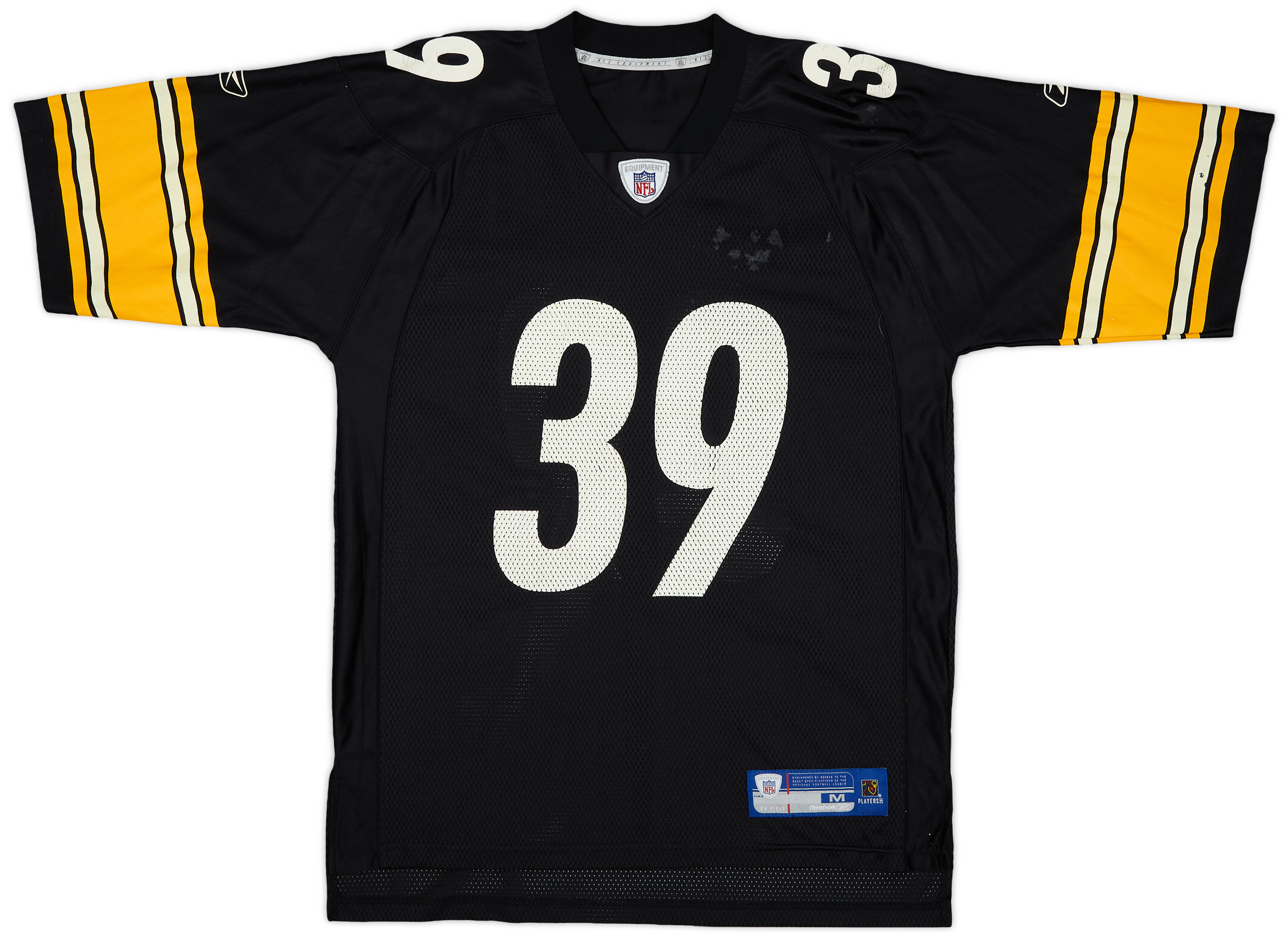 2005-06 Pittsburgh Steelers Parker #39 Reebok On Field Home Jersey - 5/ ...