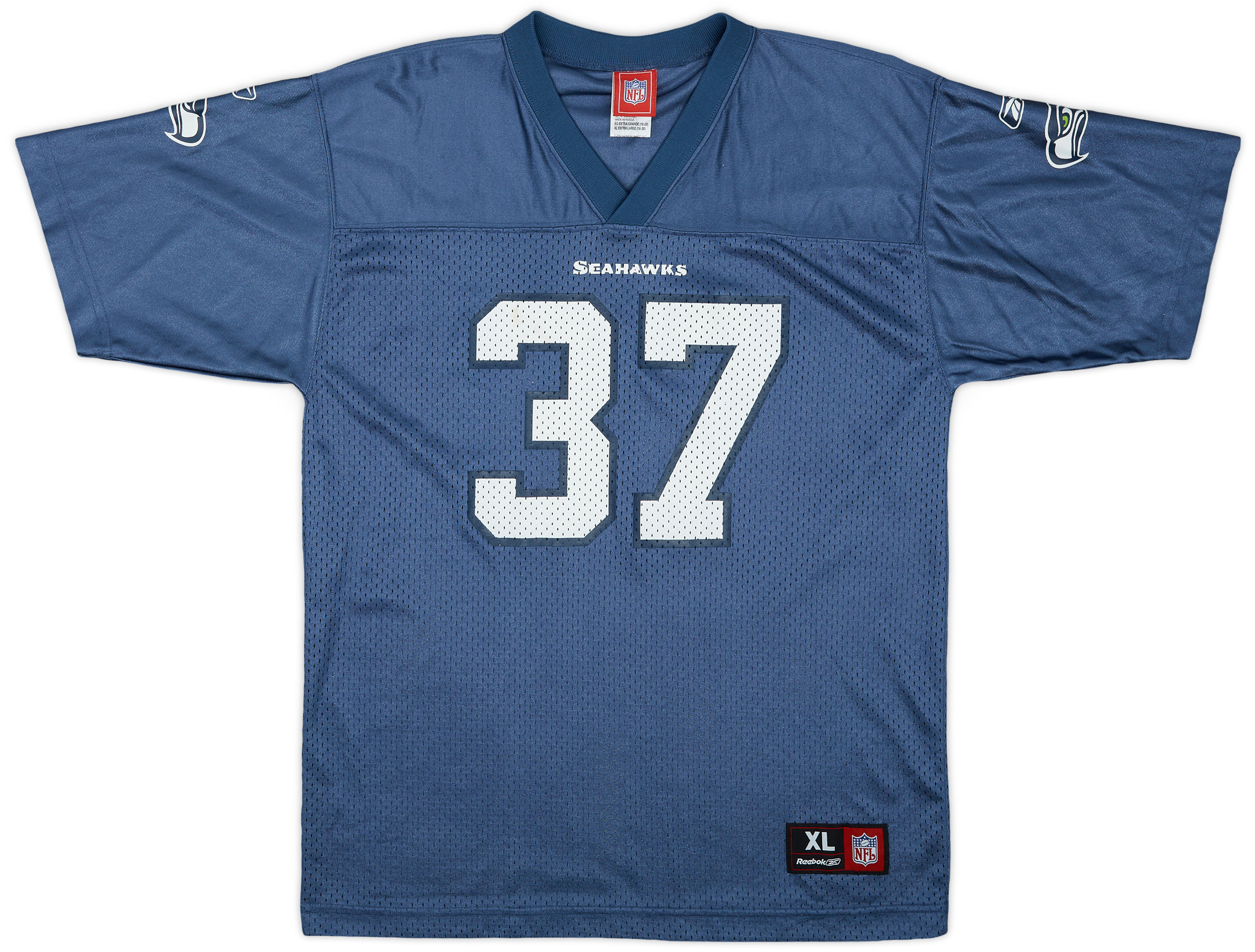 2005-06 Seattle Seahawks Alexander #37 Reebok Replica Home Jersey - 9/ ...