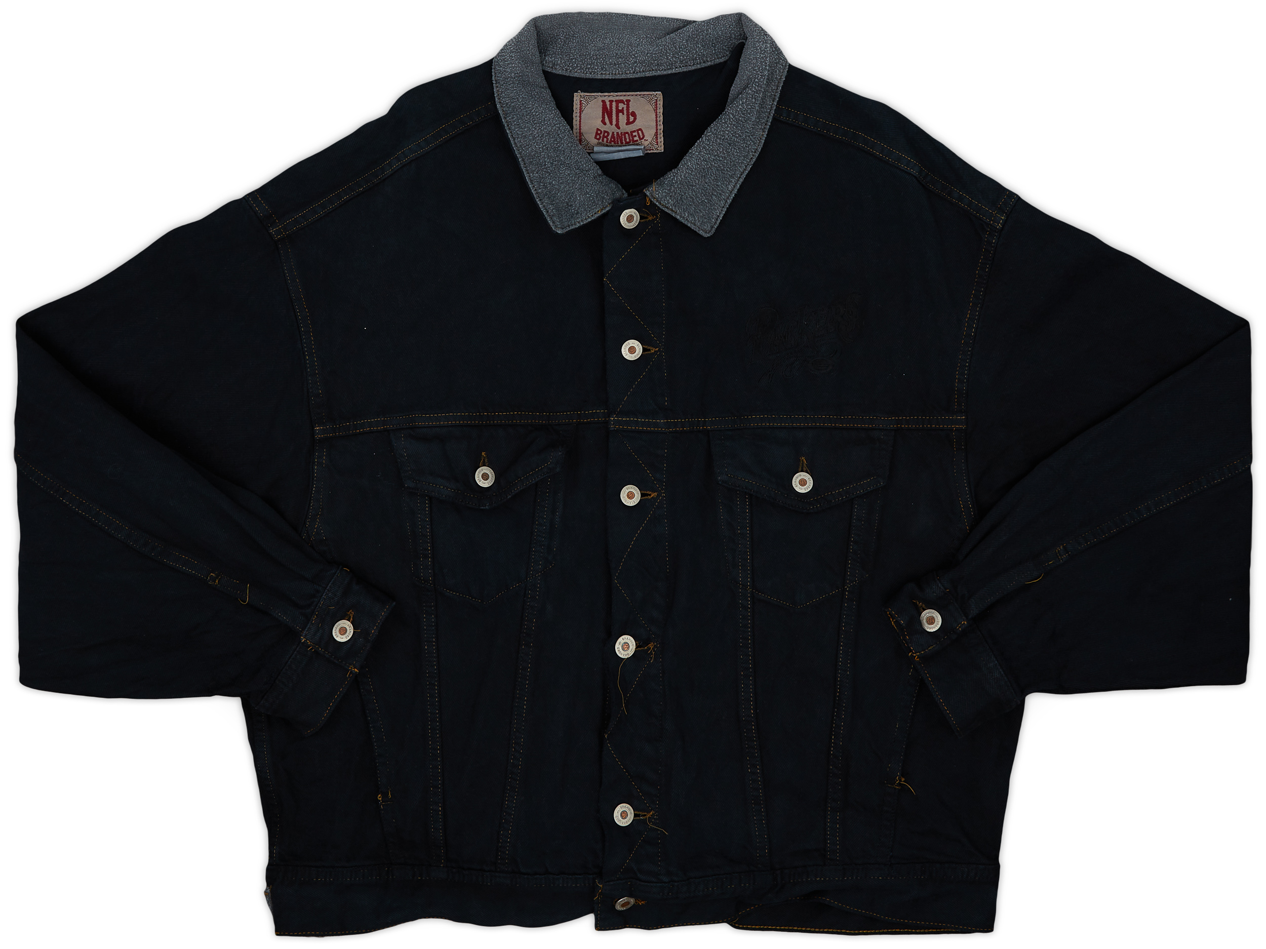 1990s Green Bay Packers NFL Denim Jacket - 6/10 - (XL)