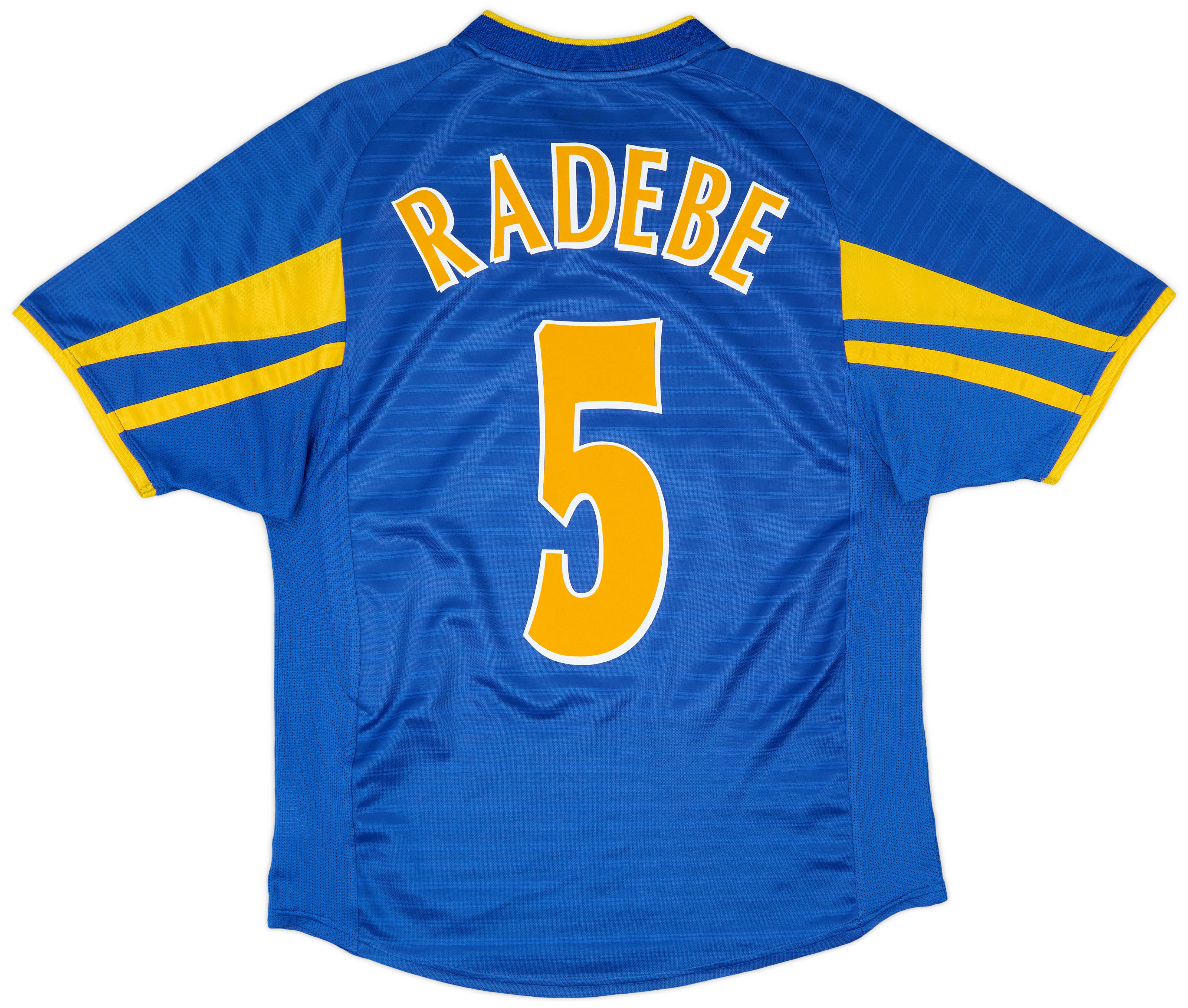 2001-03 Leeds United Away Shirt Radebe #5 - 6/10 - (S)