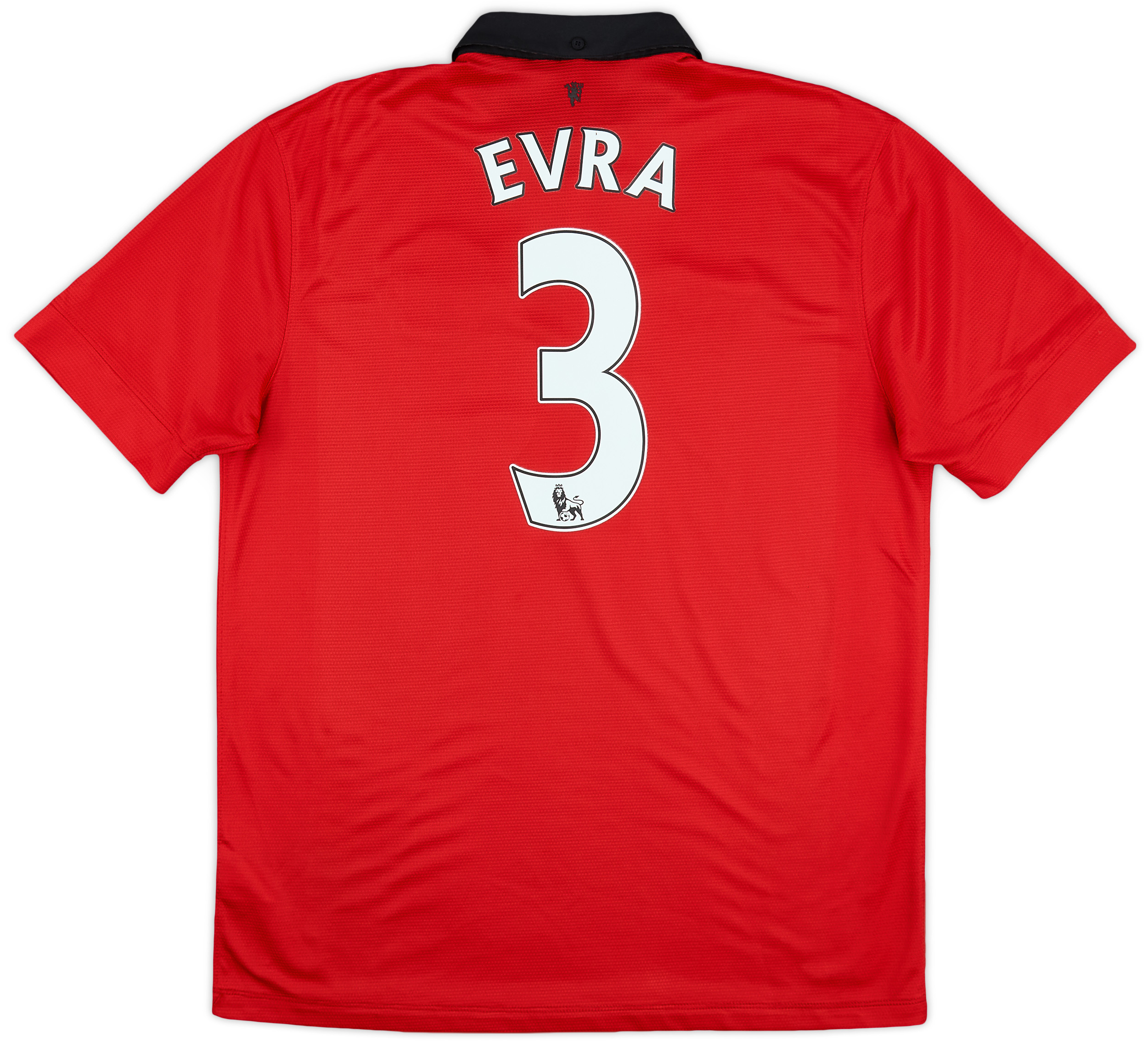 2013-14 Manchester United Home Shirt Evra #3 - 8/10 - (L)