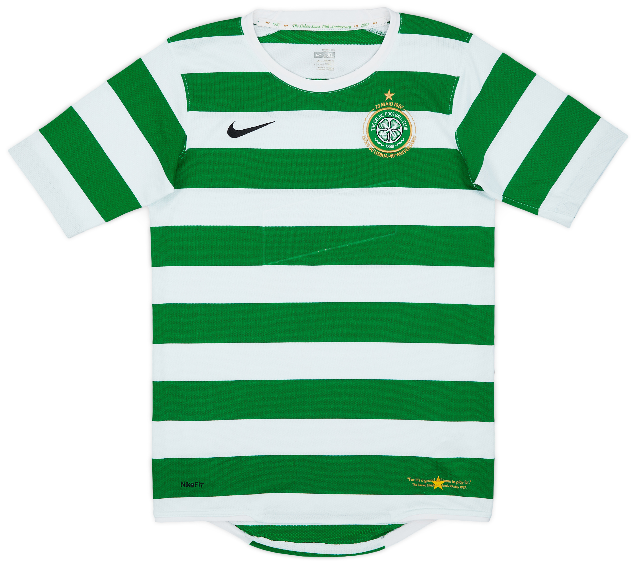 2007-08 Celtic Home Shirt - 4/10 - (XL.Boys)