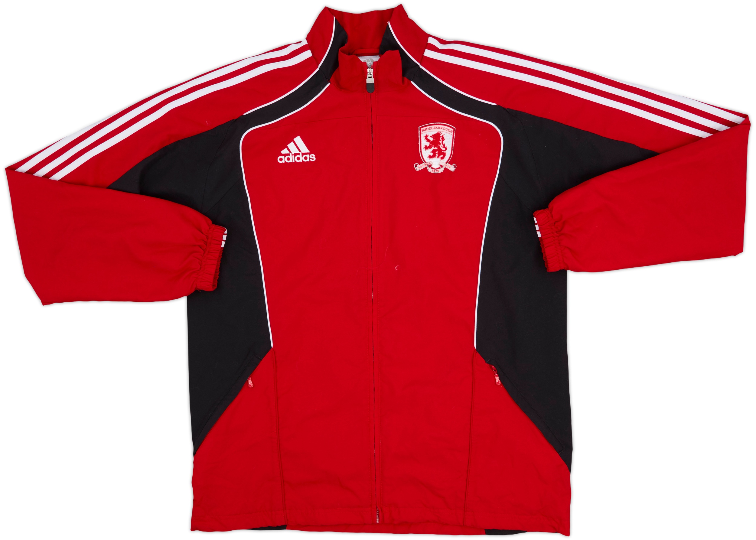 2010-11 Middlesbrough adidas Track Jacket - 8/10 - (L)