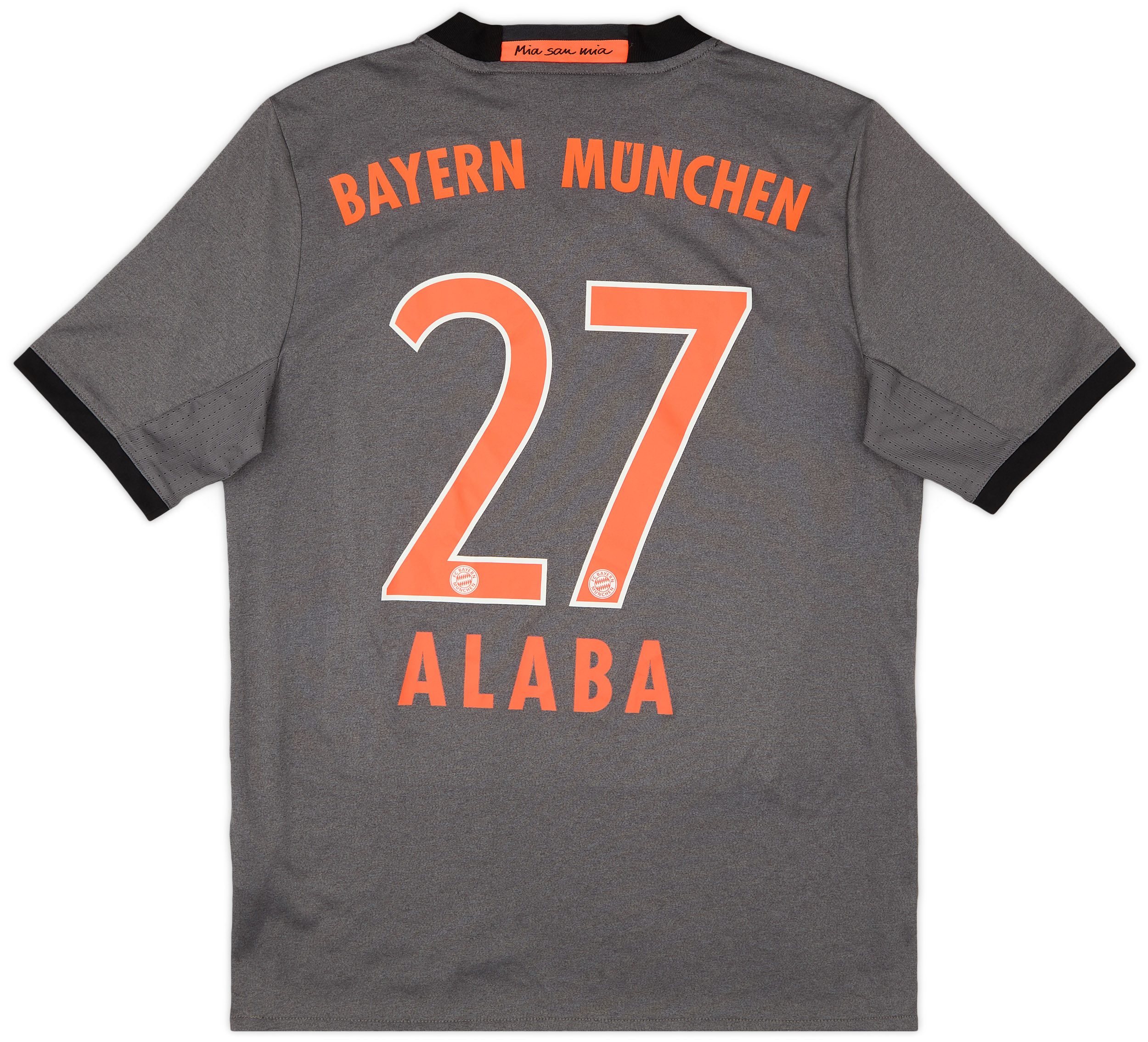 2016-17 Bayern Munich Away Shirt Alaba #27 - 8/10 - (XL.Boys)