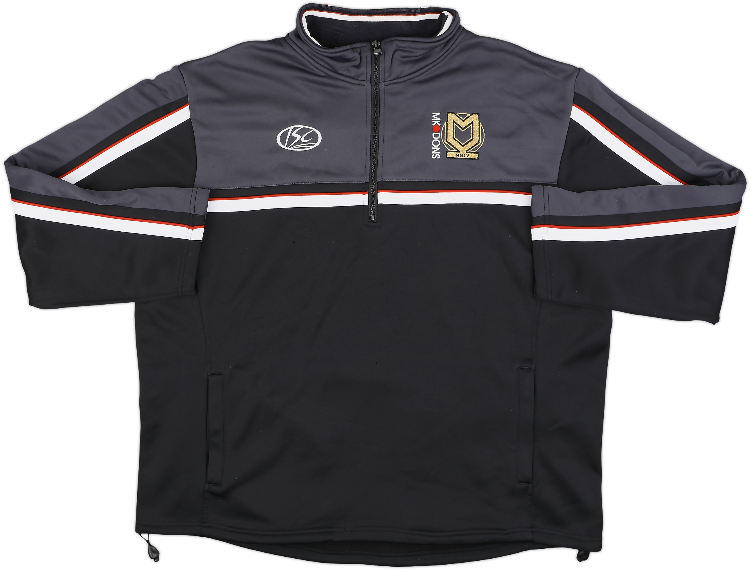 2010-12 MK Dons ISC 1/4 Zip Training Top - 8/10 - (3XL)