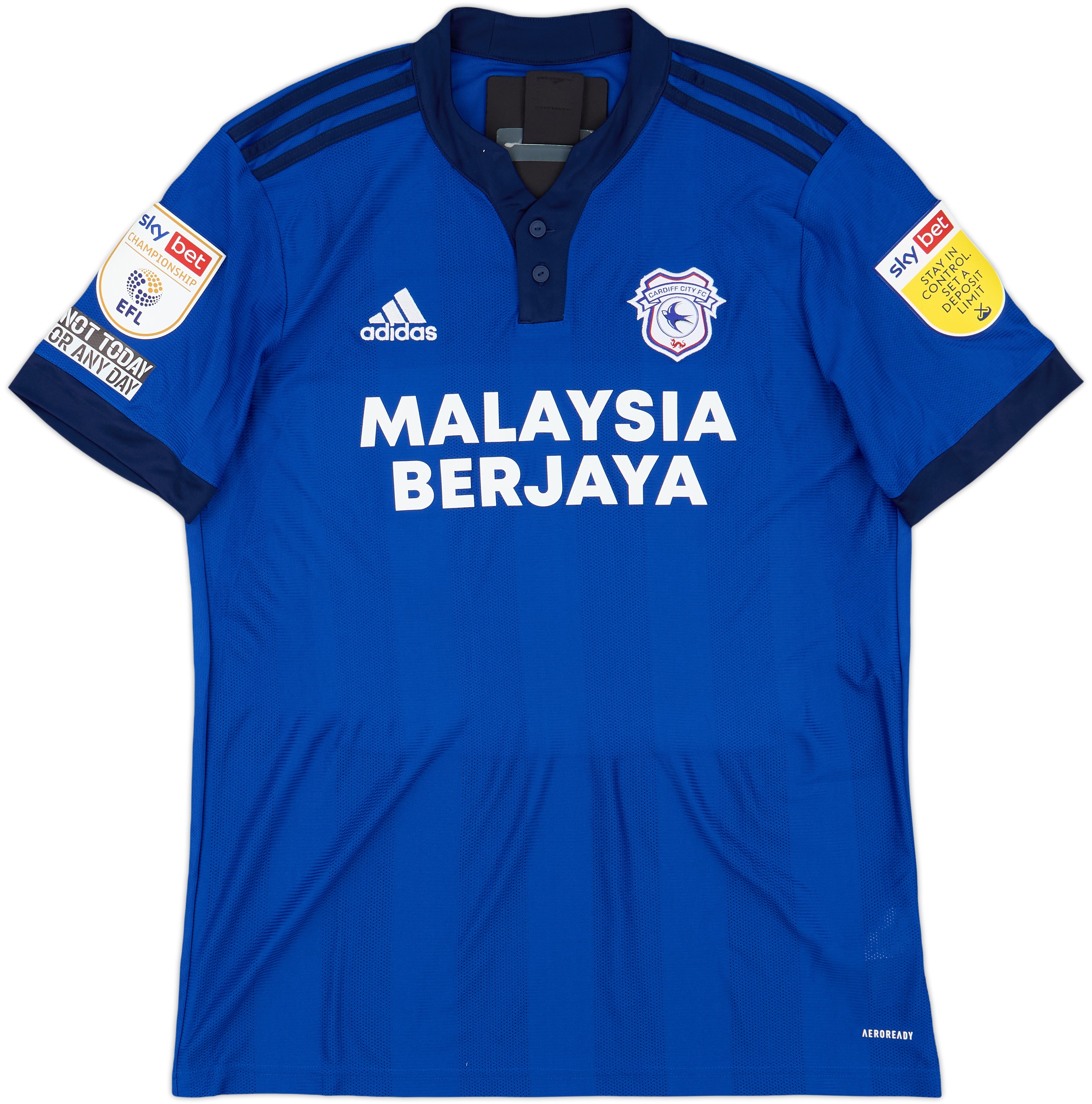 2021-22 Cardiff Player Issue Home Shirt - 10/10 - (L)