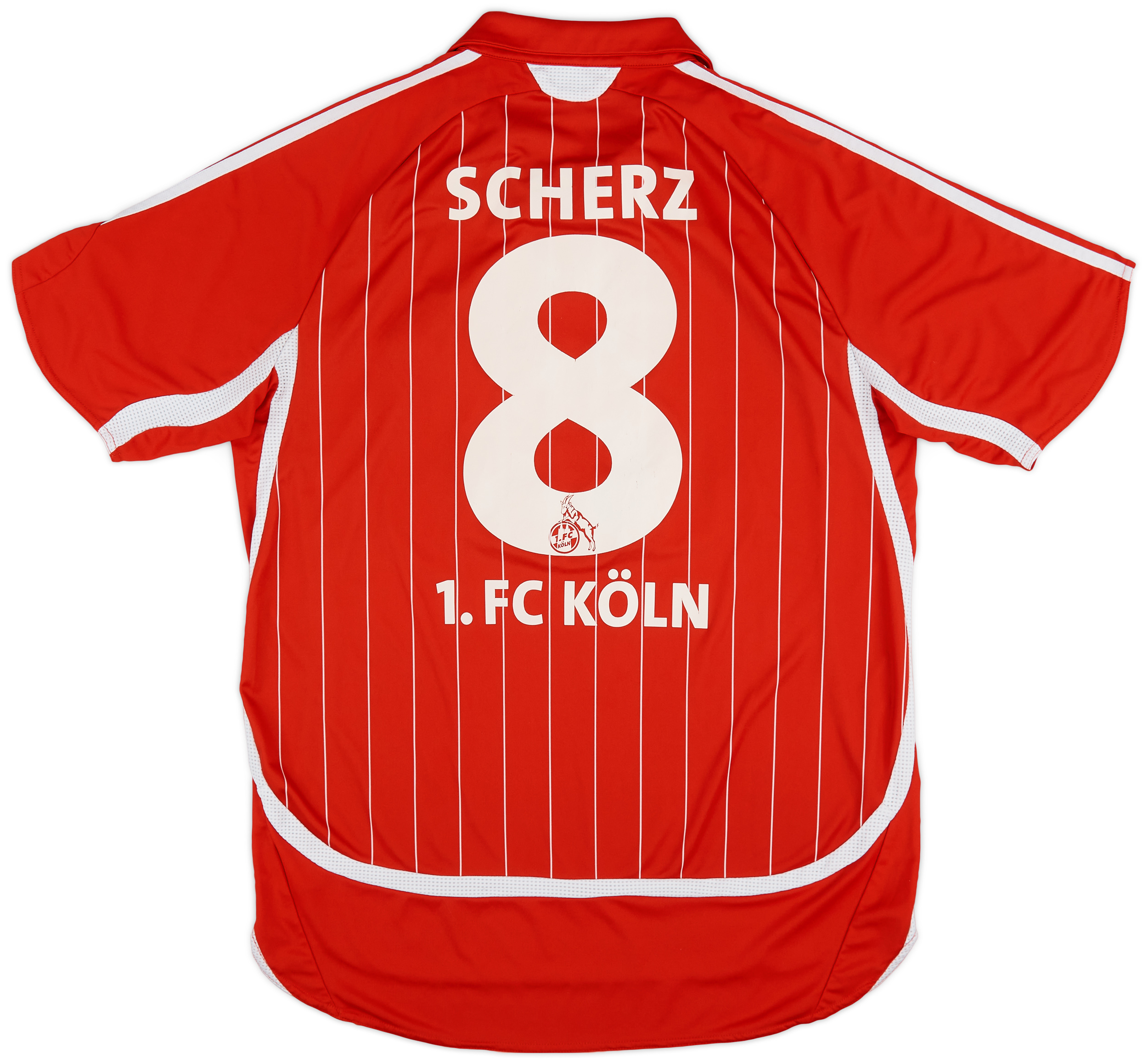 2006-07 FC Koln Home Shirt Scherz #8 - 8/10 - (M)