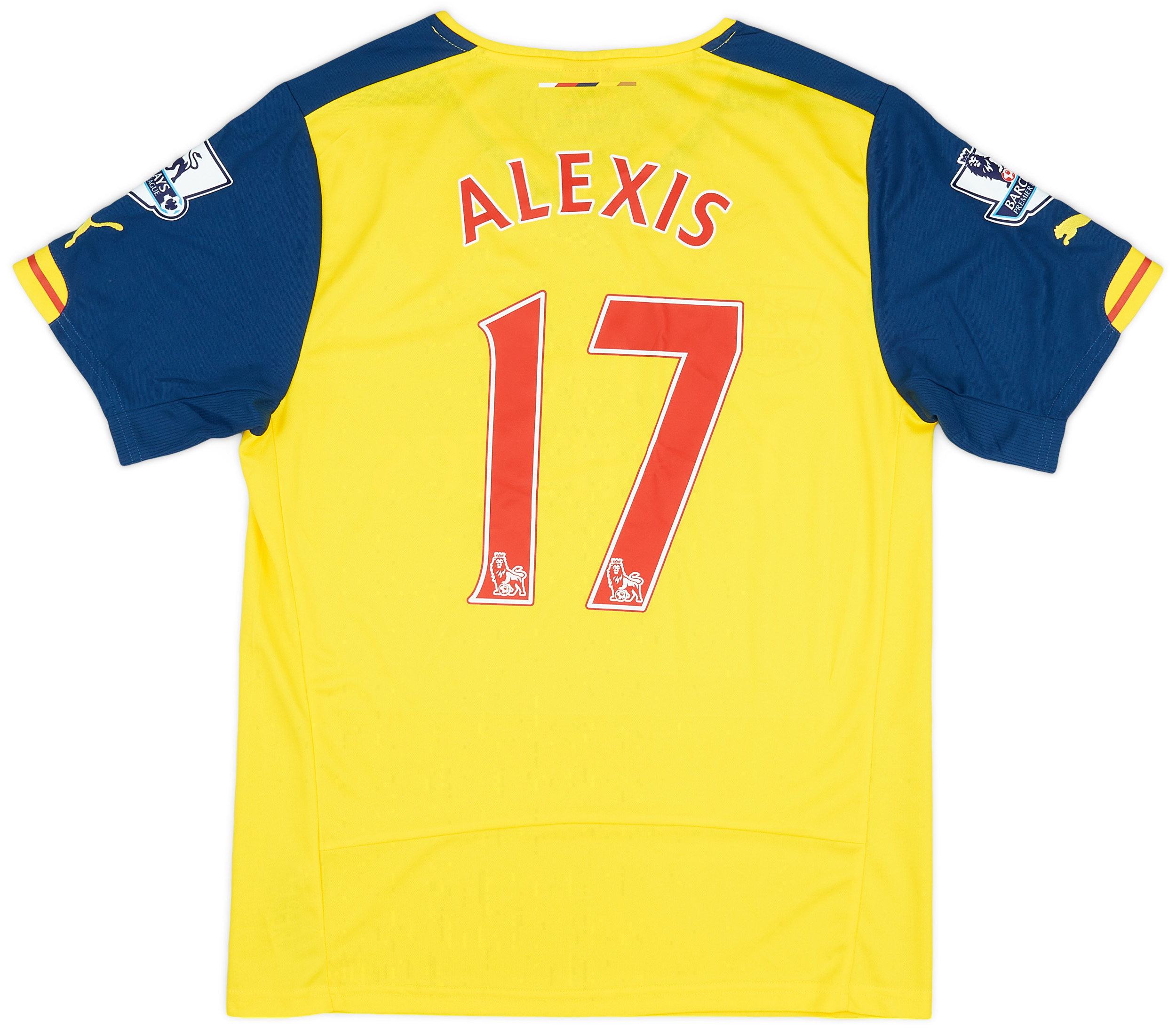 2014-15 Arsenal Away Shirt Alexis #17 - 6/10 - (M)
