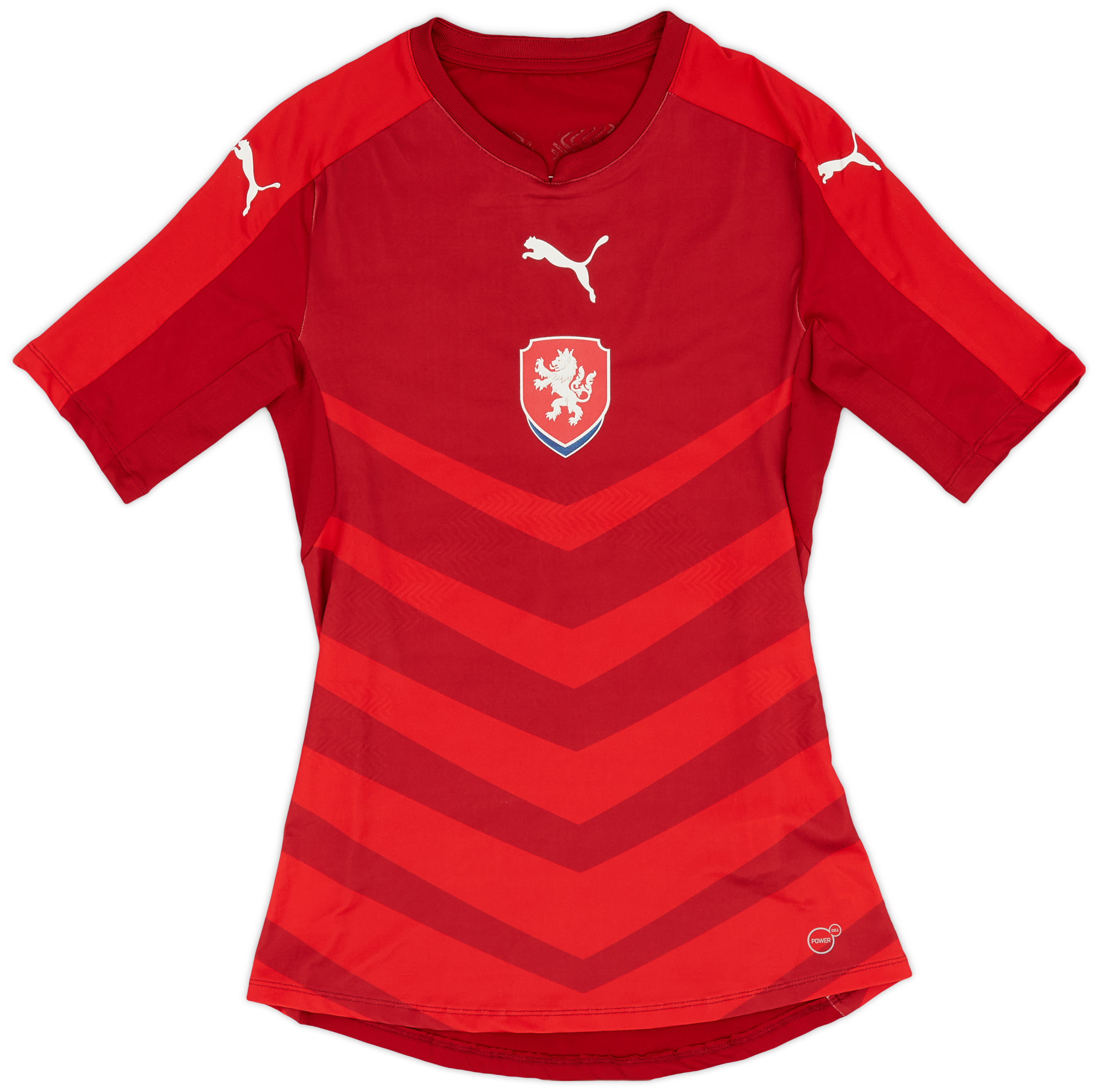 2016-17 Czech Republic Player Issue (ACTV Fit) Home Shirt - 9/10 - (S)
