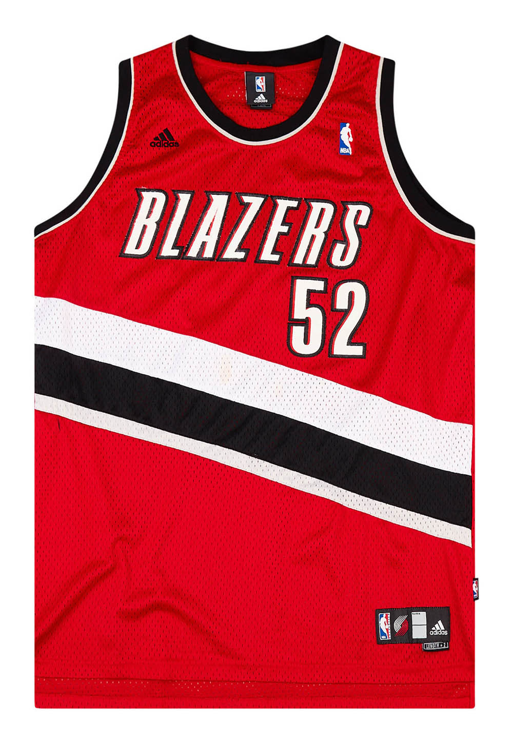 2007-10 Portland Trail Blazers Oden #52 adidas Swingman Jersey ...