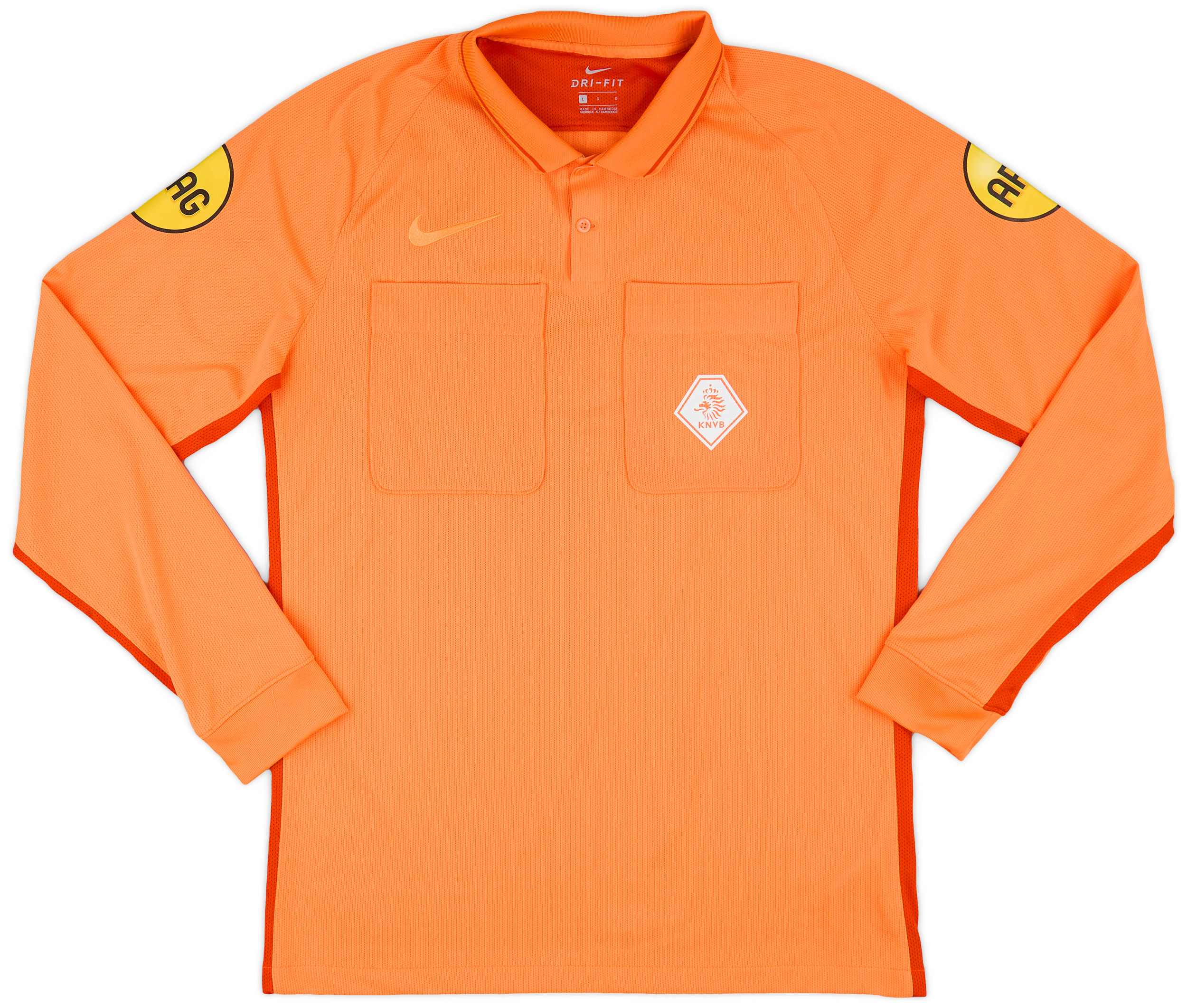 2019-20 Netherlands Nike Referee L/S Shirt - 10/10 - (L)