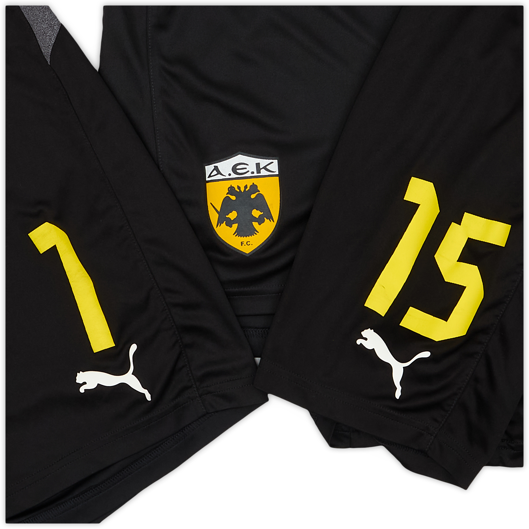 2011-12 AEK Athens GK Shorts # - 9/10 - (L)