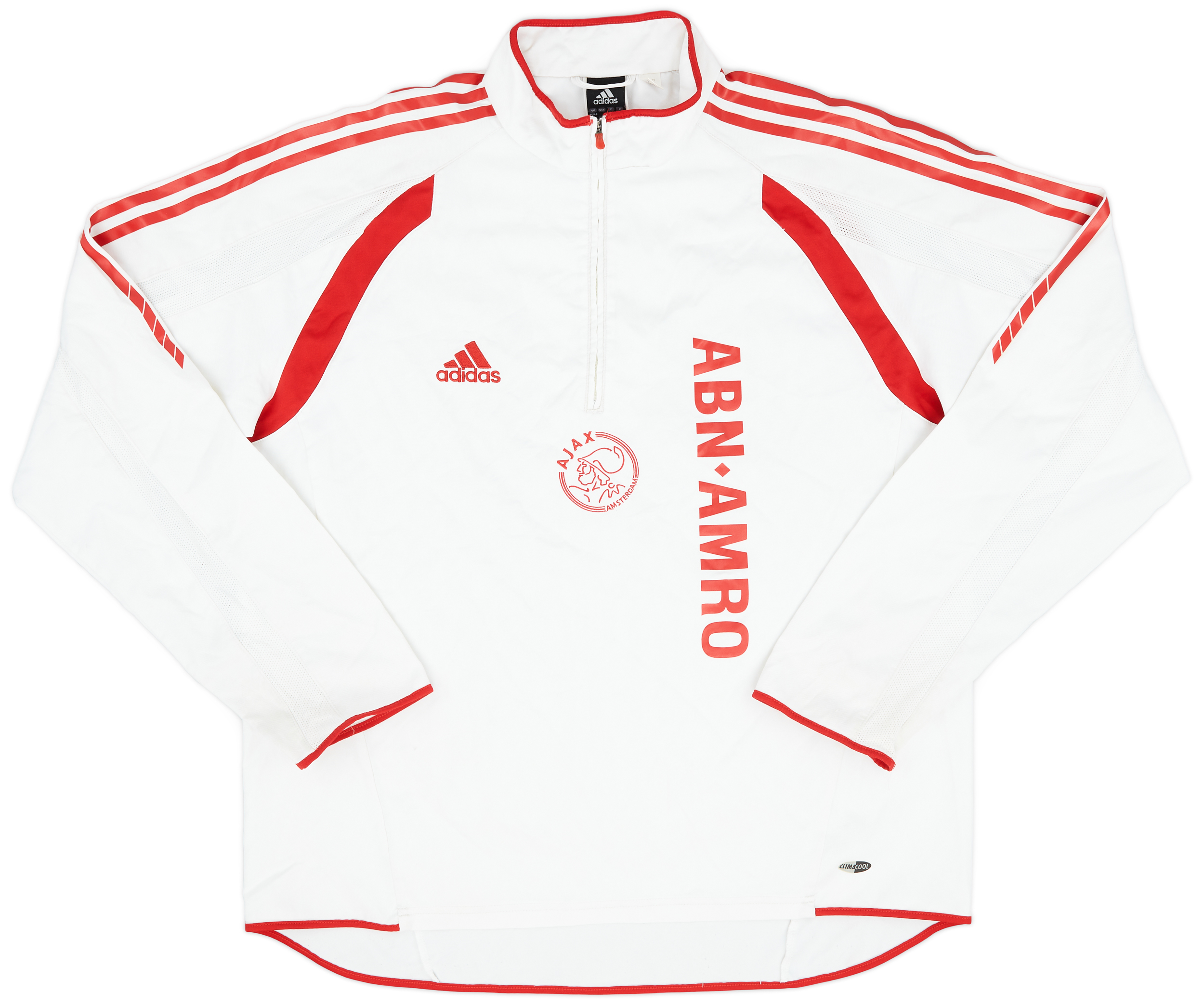 2005-06 Ajax adidas 1/4 Zip Drill Top - 9/10 - (XL)