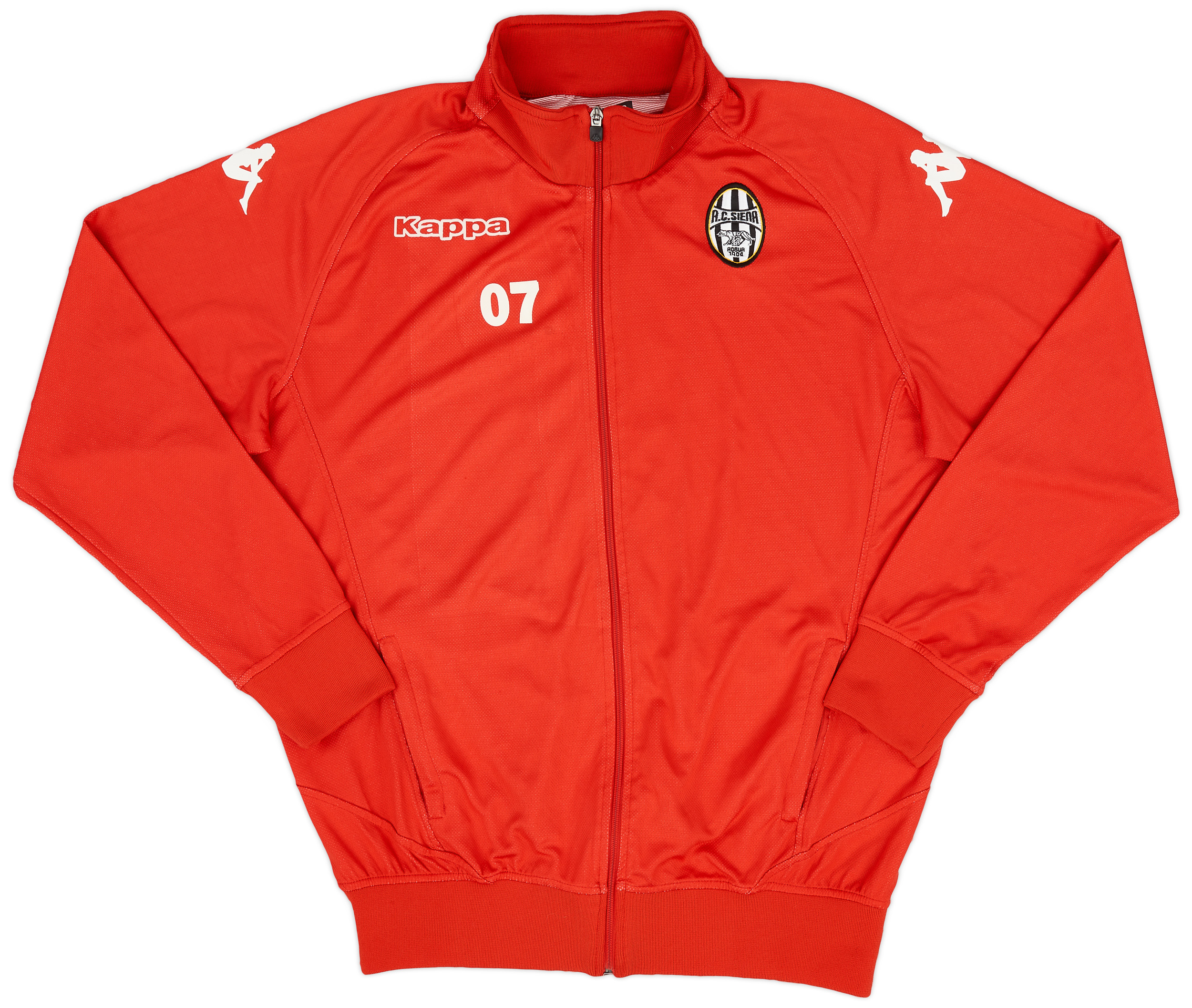 2013-14 AC Siena Player Issue Kappa Track Jacket - 8/10 - (XXL)