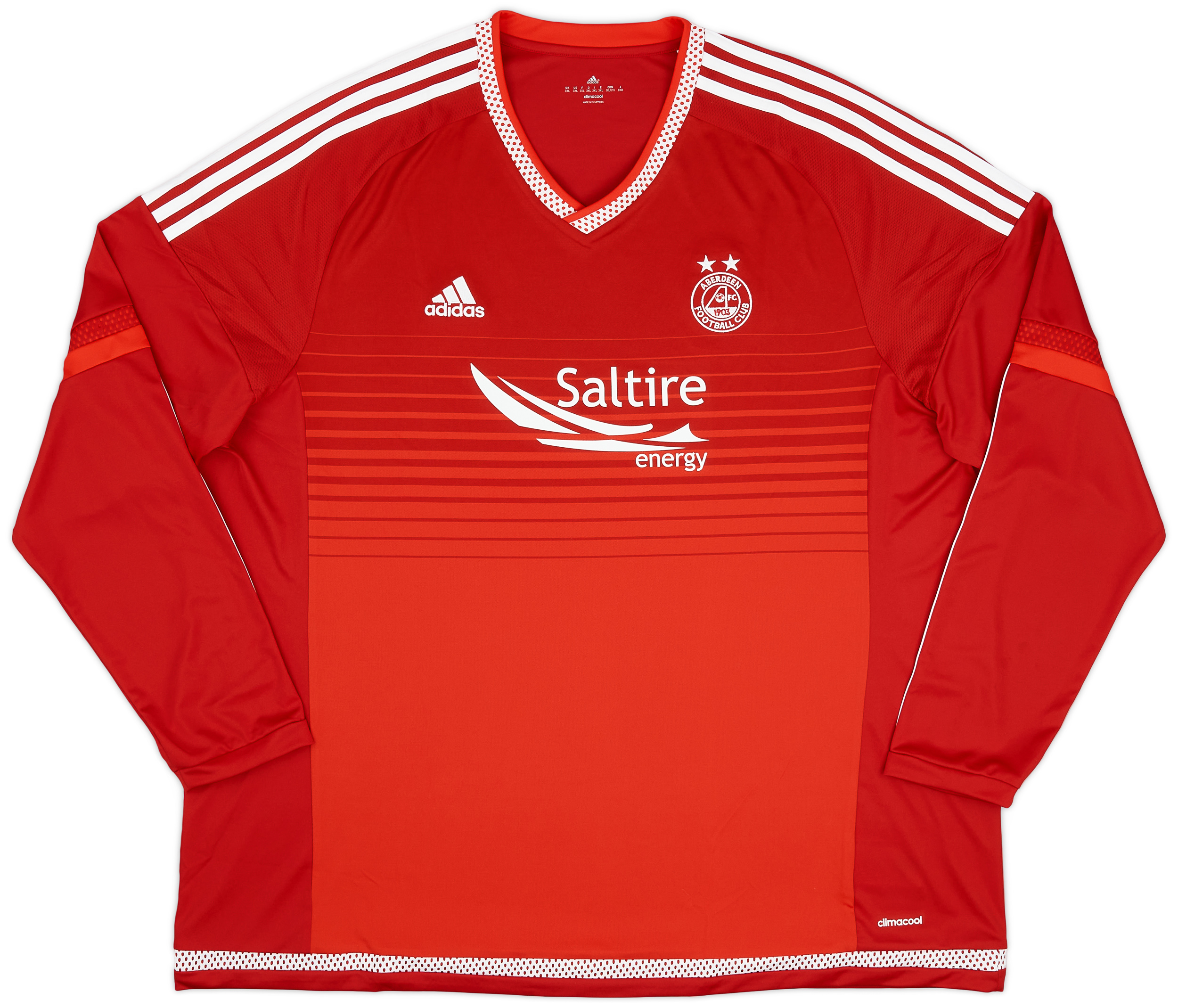 2015-16 Aberdeen Home L/S Shirt - 9/10 - (3XL)