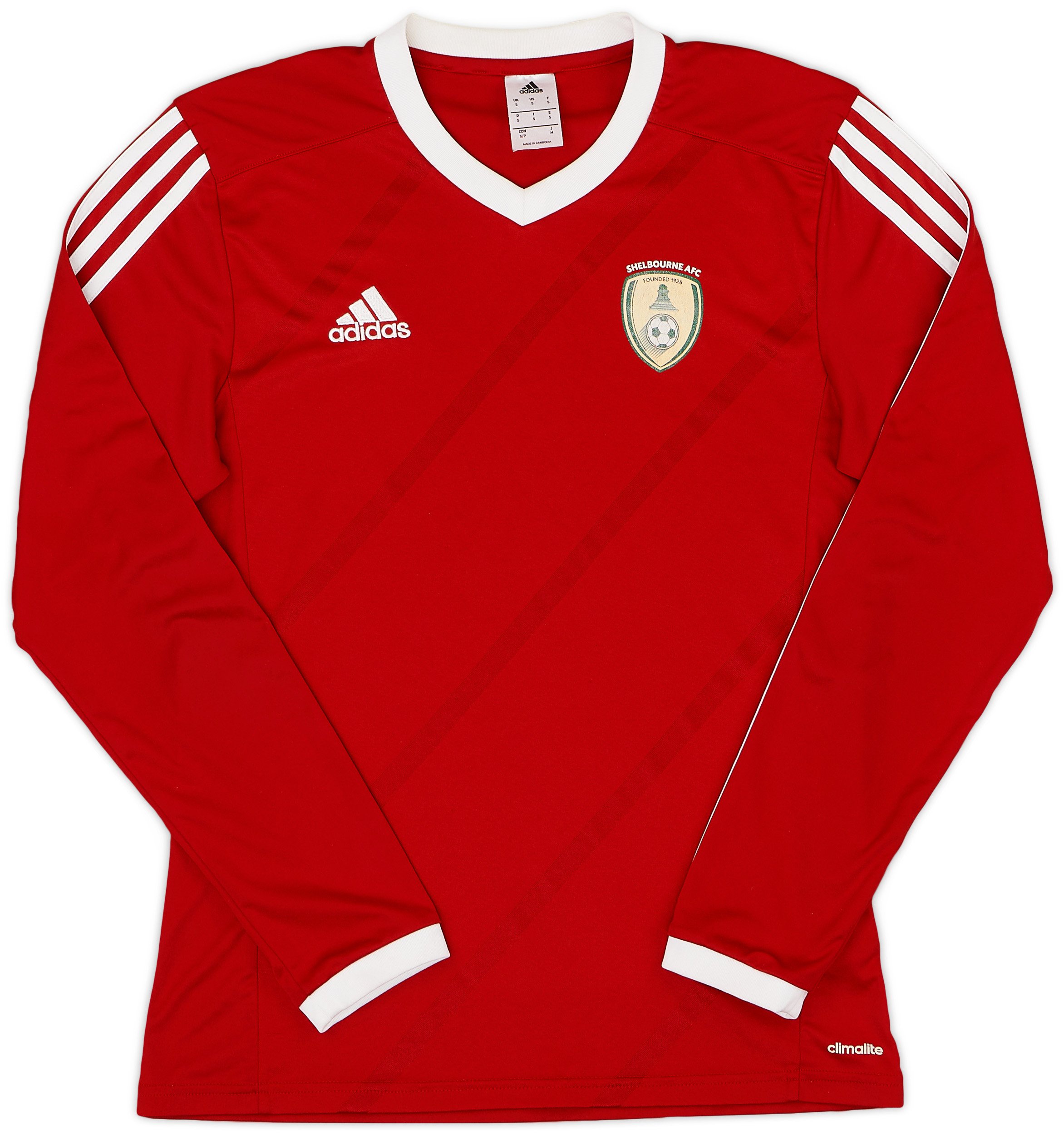 2017-18 Shelbourne AFC Home L/S Shirt - 7/10 - (S)