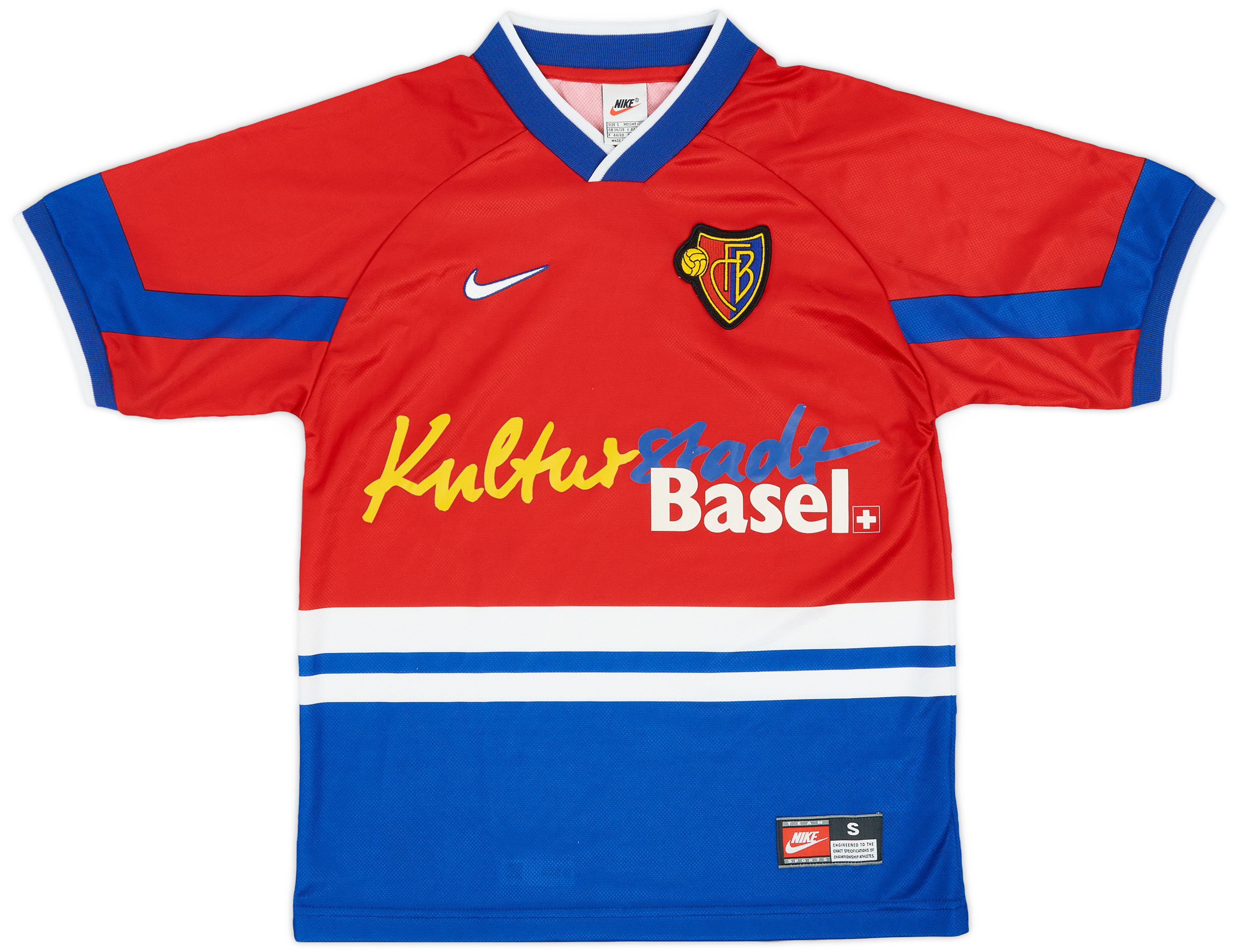1997-98 FC Basel Home Shirt - 9/10 - (S)