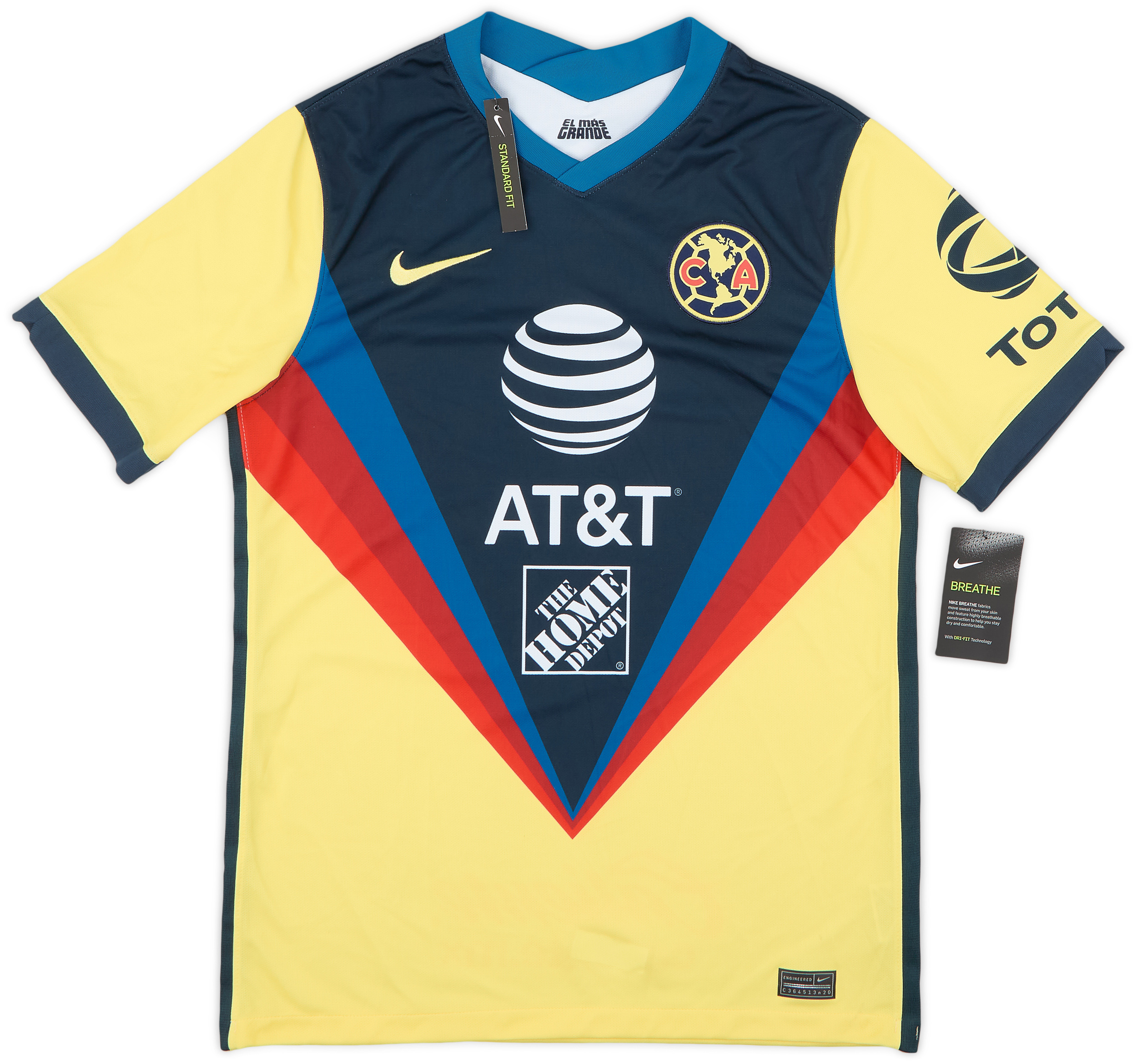 2020-21 Club America Home Shirt (M)