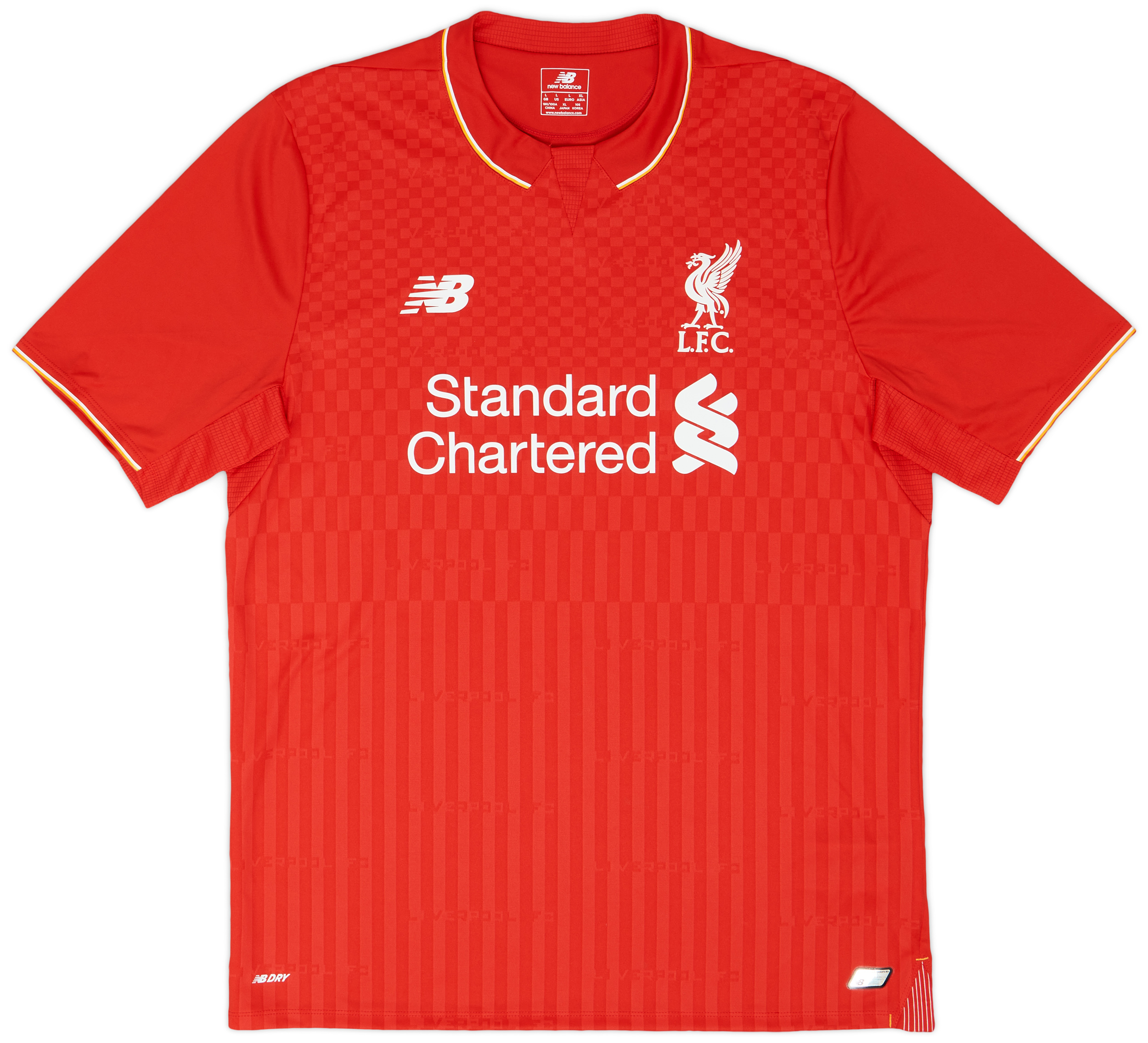 2015-16 Liverpool Home Shirt - 10/10 - (L)