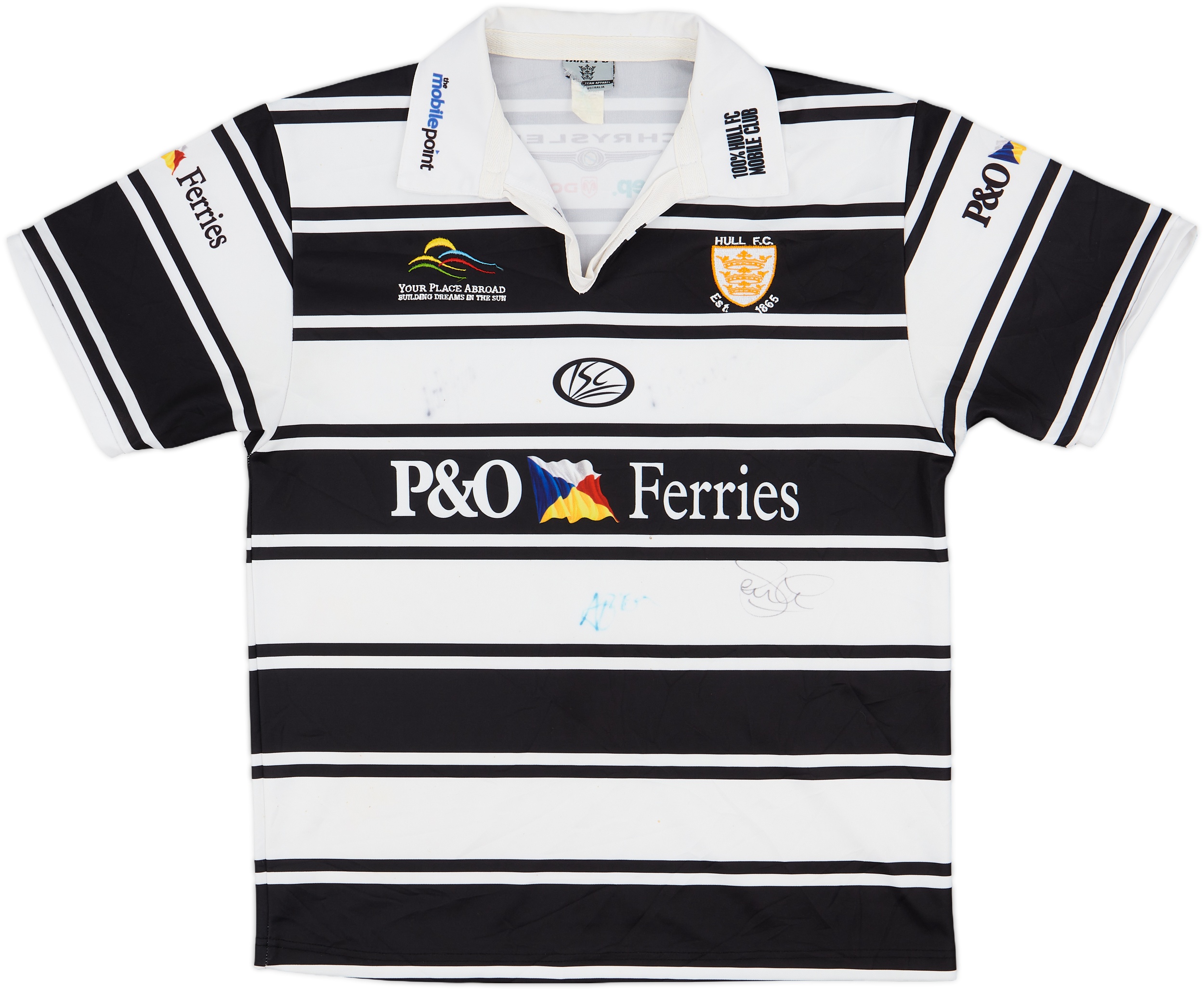 2010s Hull FC Rugby Signed Home Shirt - 7/10 - (M)