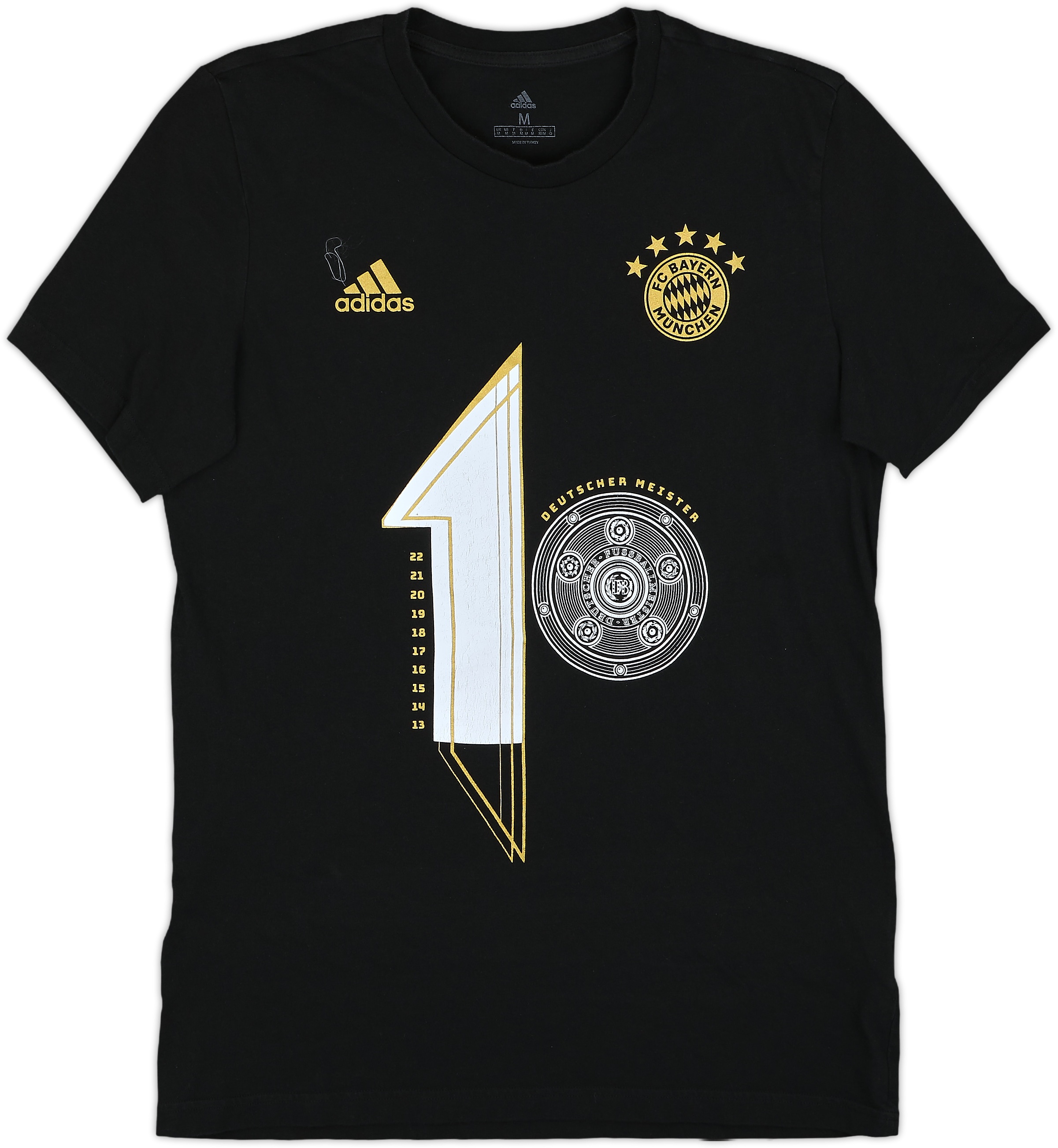 2021-22 Bayern Munich adidas Cotton Tee - 7/10 - (M)