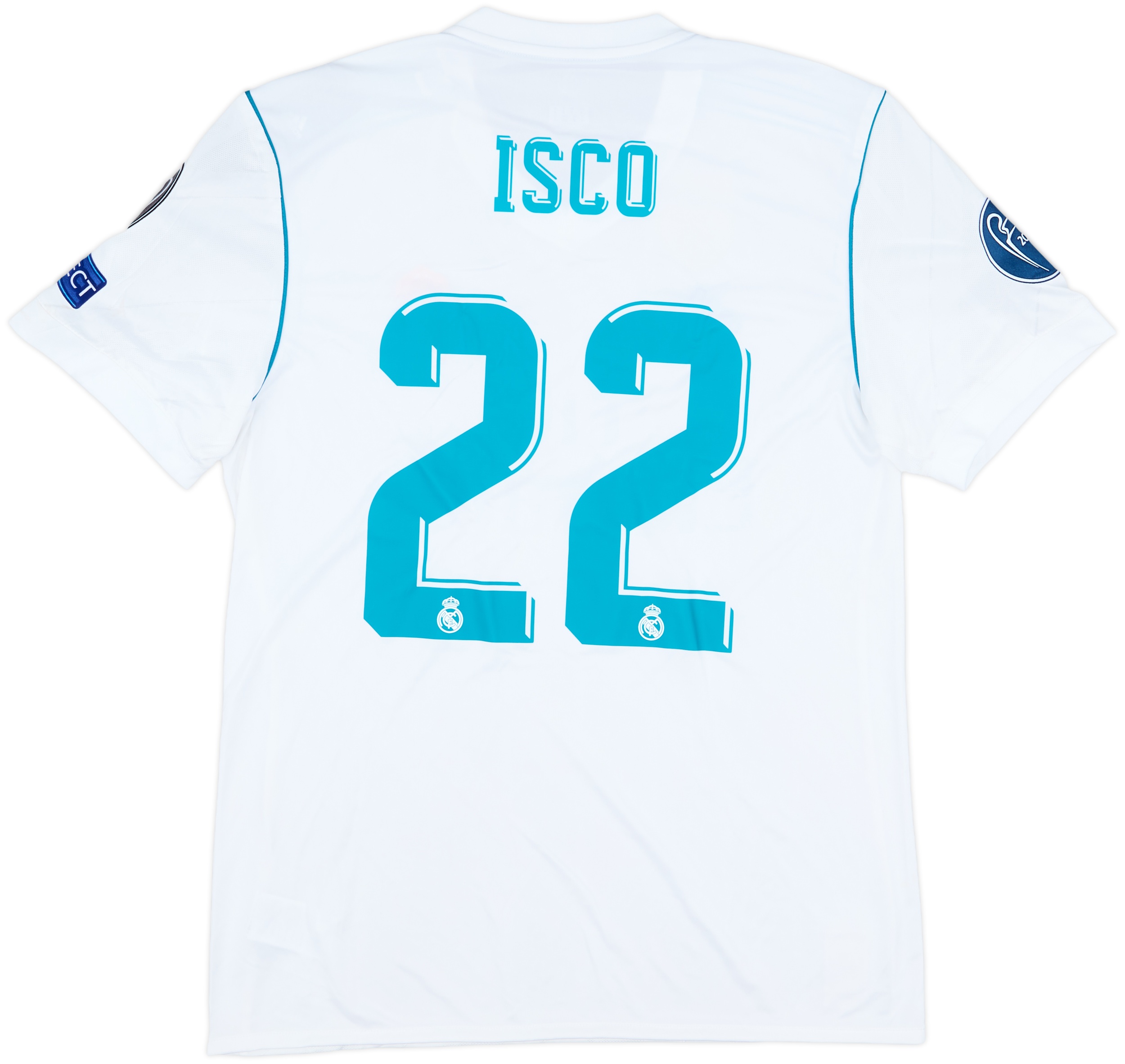 2017-18 Real Madrid Home Shirt Isco #22 (M)