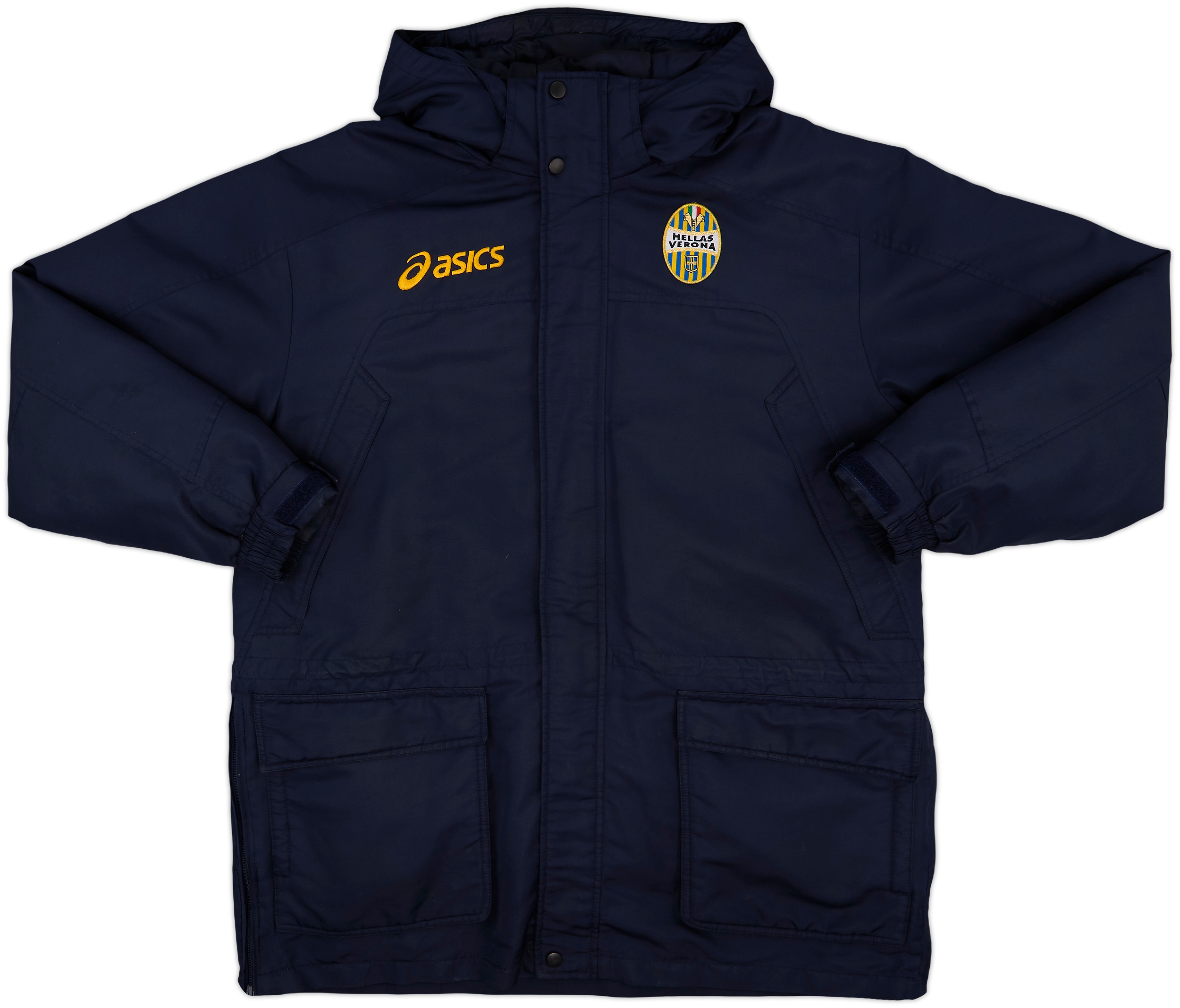 2009-10 Hellas Verona Asics Padded Bench Coat - 8/10 - (XL)